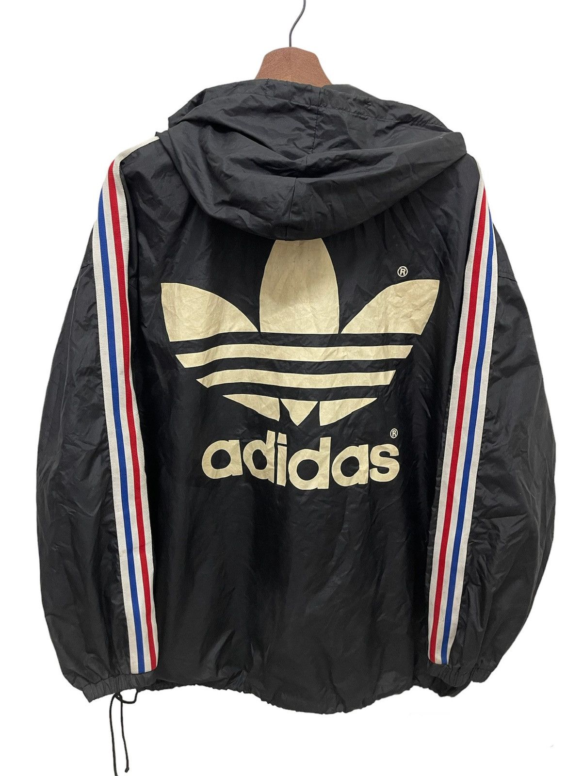 Adidas × Vintage VINTAGE ADIDAS 3 STRIPES BIG LOGO FRANCE NATIONAL TEAM ...