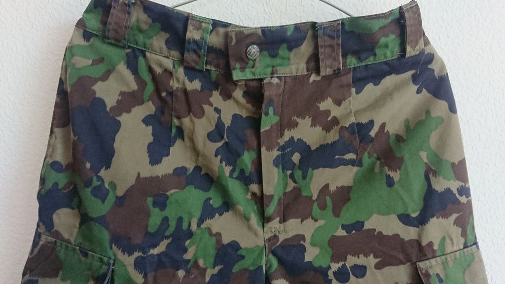 Military Vintage Swiss TAZ-90 Camo Combat Dress Uniform Trousers | Grailed