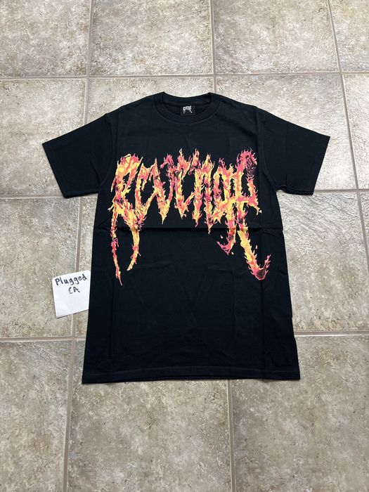 Revenge Revenge Inferno Tee Black/Orange | Grailed