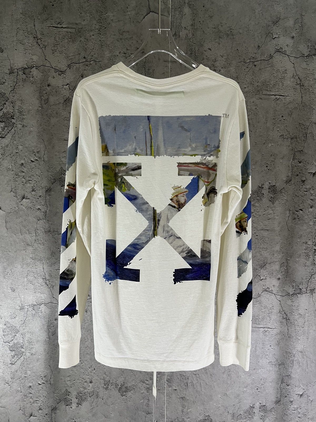 Off-White Off-White "Oil Painting" Long Sleeve Tee | Grailed