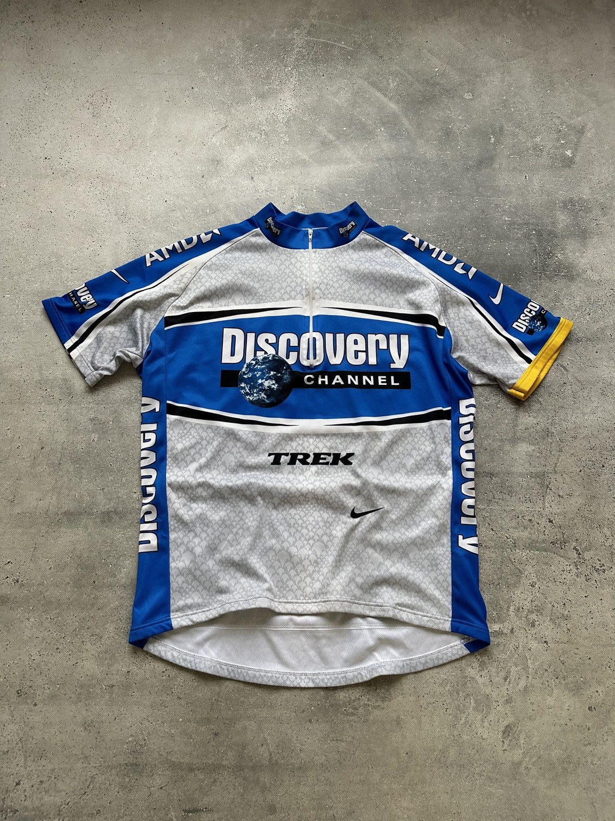 Cycle × Nike × Vintage DISCOVERY CHANNEL TREK TEAM CYCLING JERSEY | Grailed