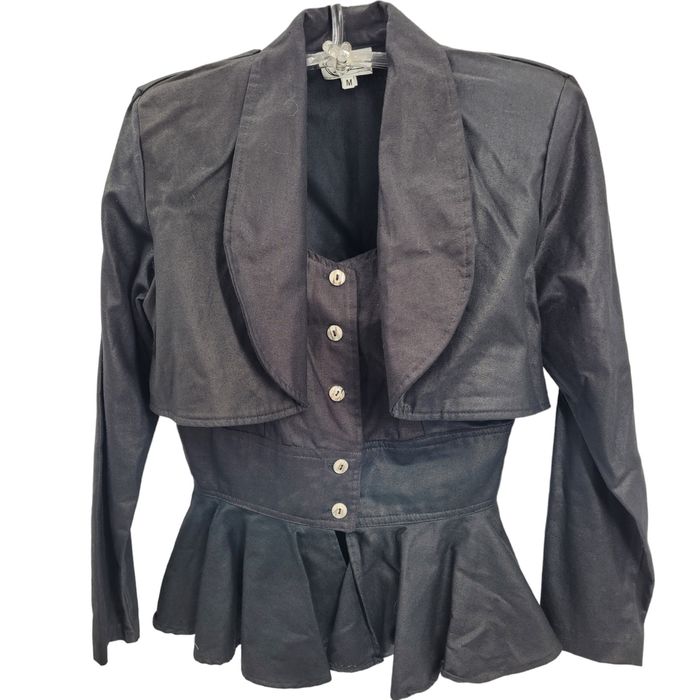 Vintage Vintage Chaplet Original Fused Tank Bolero Peplum Blouse Top ...