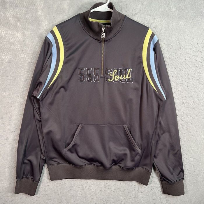 Vintage Vintage 2000s Y2K Triple Five Soul 1/4 Zip Track Jacket Adult ...