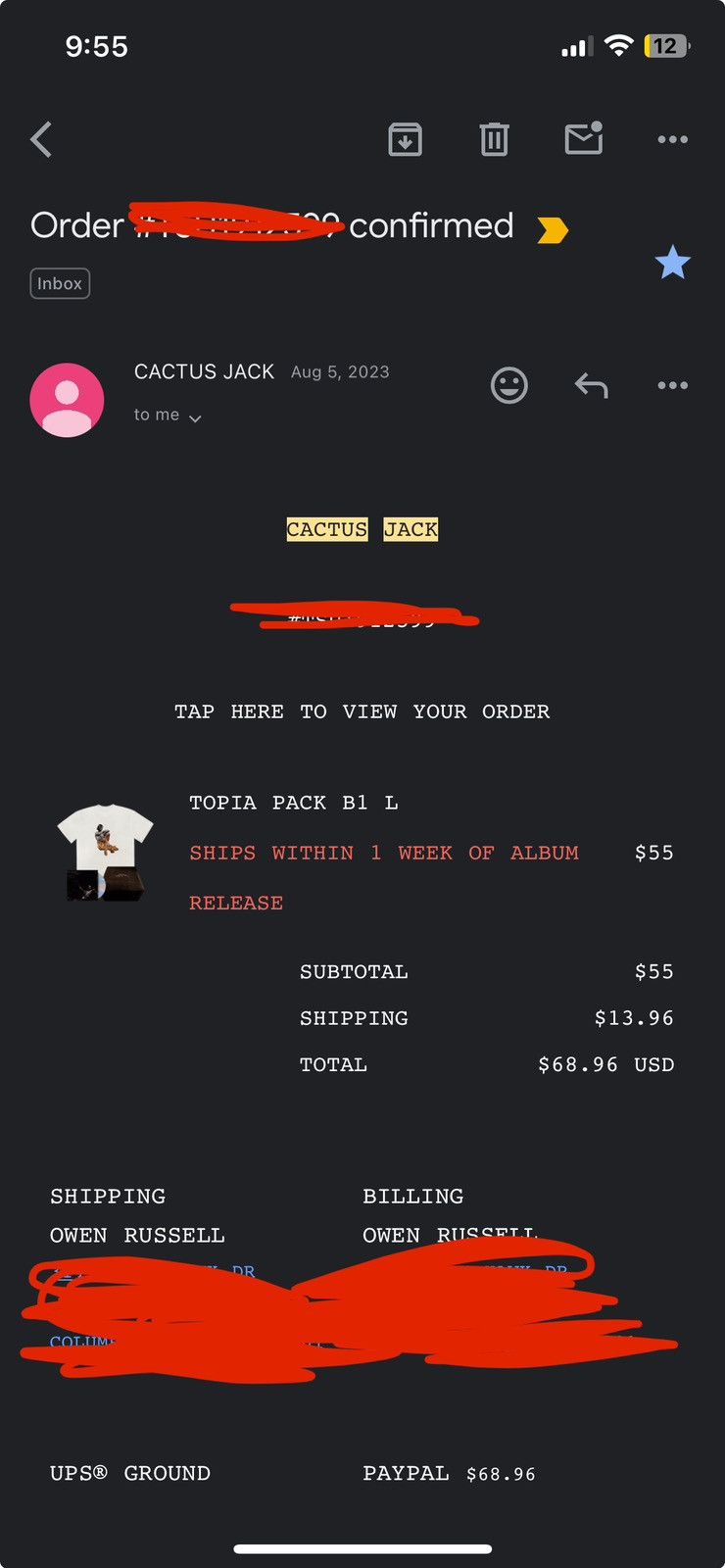 Travis Scott TRAVIS SCOTT B1 UTOPIA MERCH | Grailed