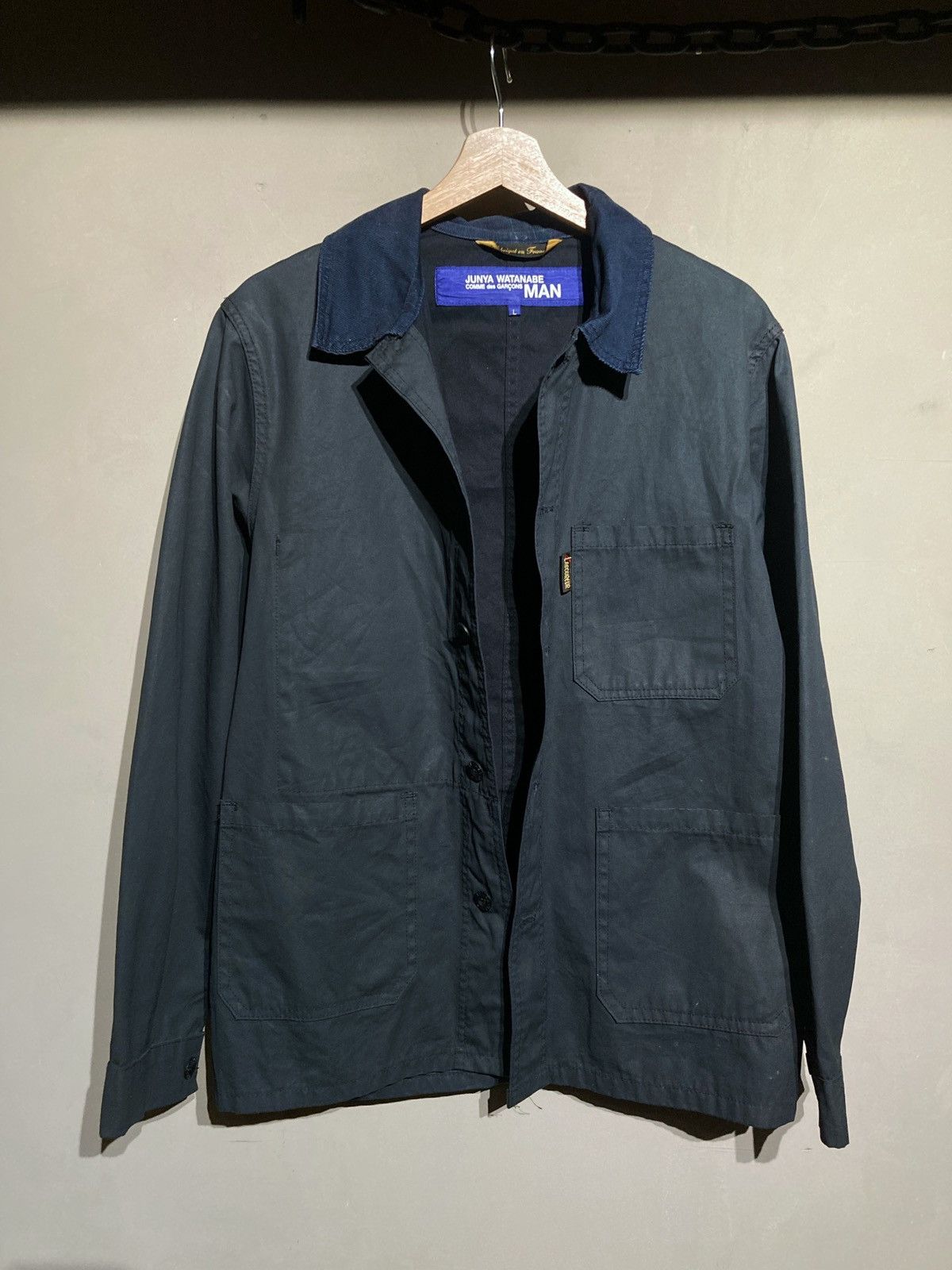 Junya Watanabe CHORE JACKET CORDUROY COLLAR WORK UTILITY CDG MAN | Grailed