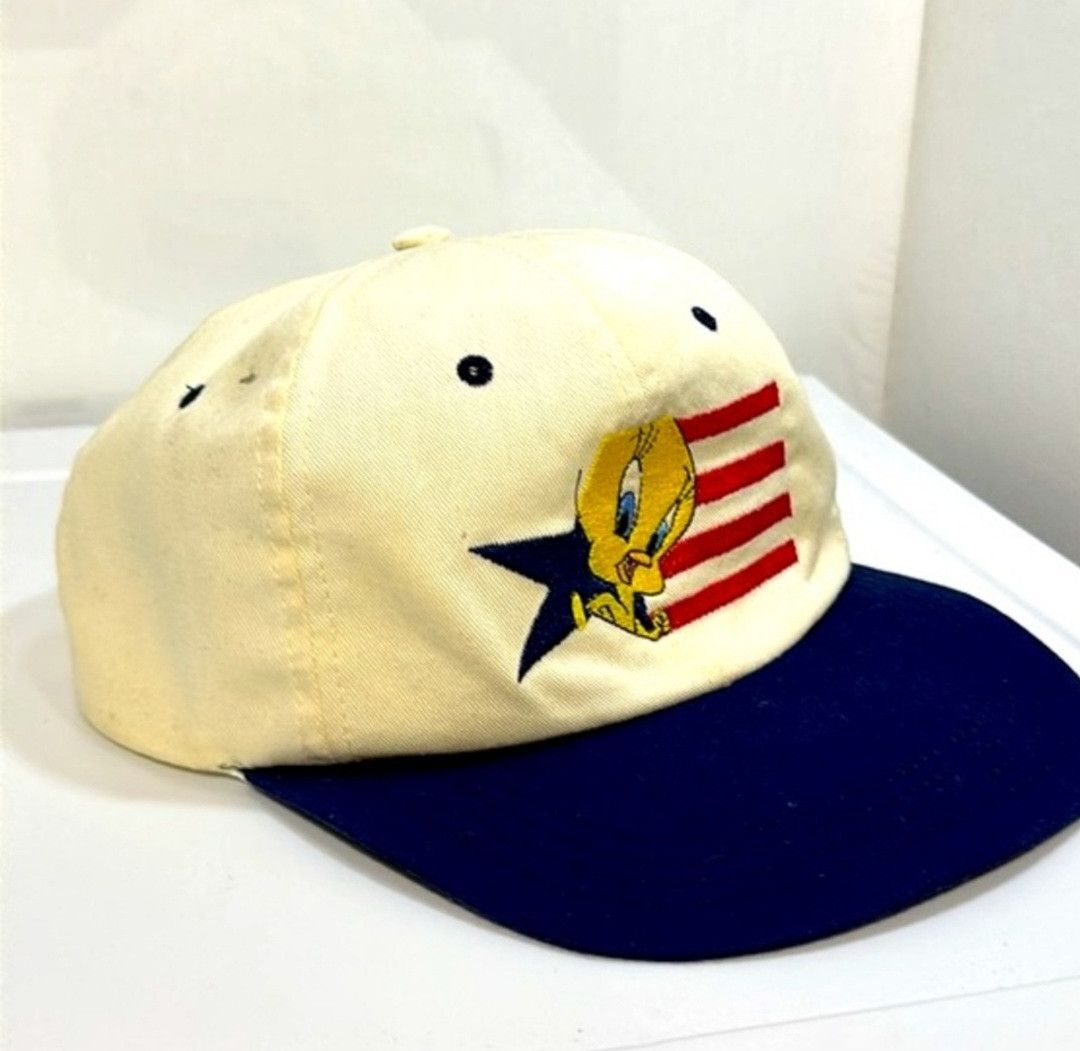 Disney VINTAGE | LOONEY TUNES | TWEETY BIRD | ADJUSTABLE | HAT/CAP ...