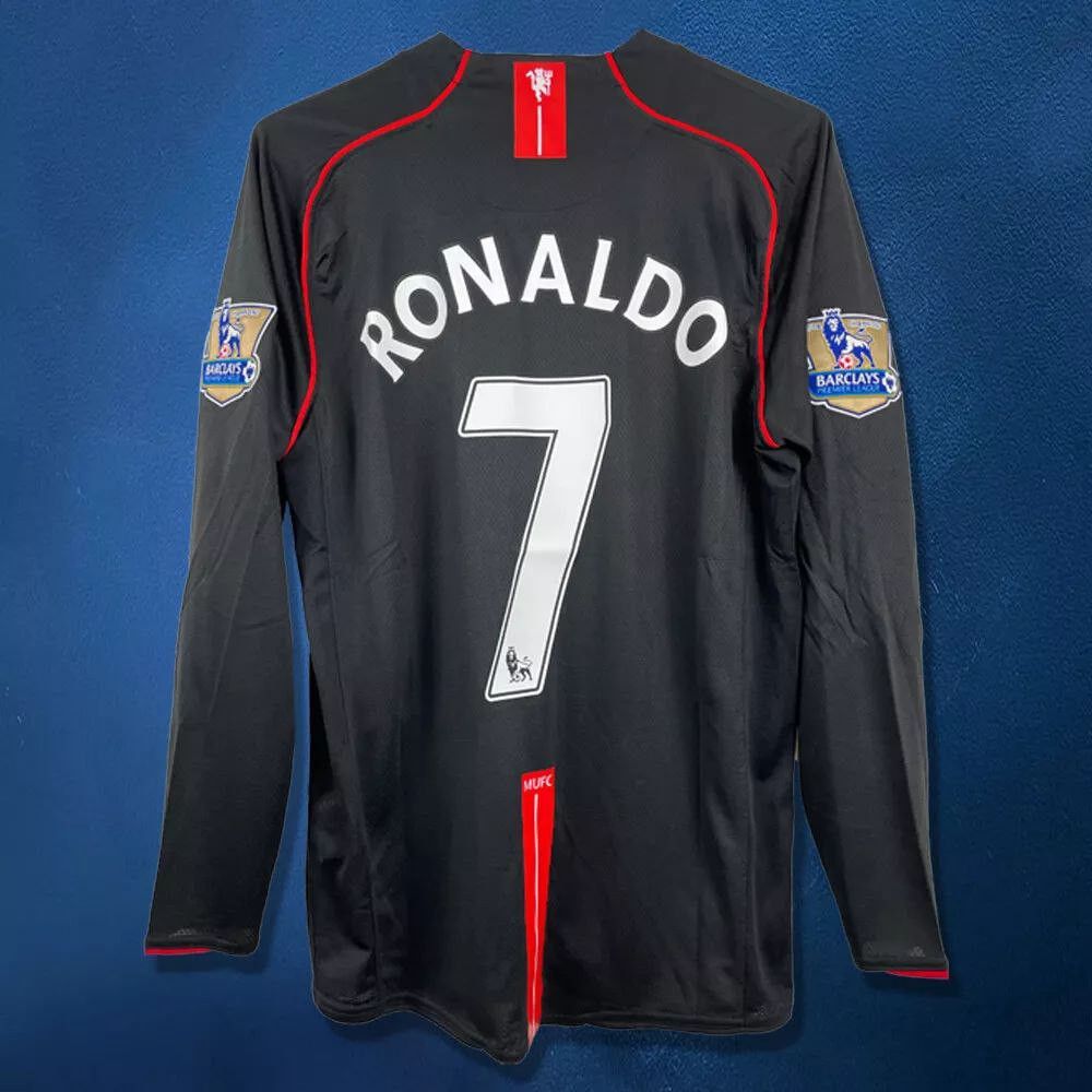 Vintage 2007-2008 Manchester United Away Kit Ronaldo #7 Retro | Grailed