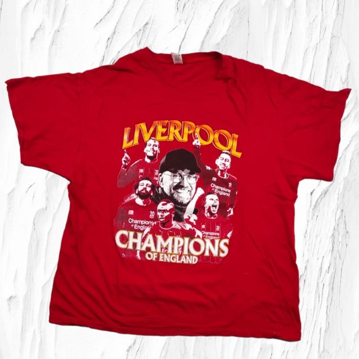 Vintage Vintage Looking Liverpool FC Champions T-shirt | Grailed