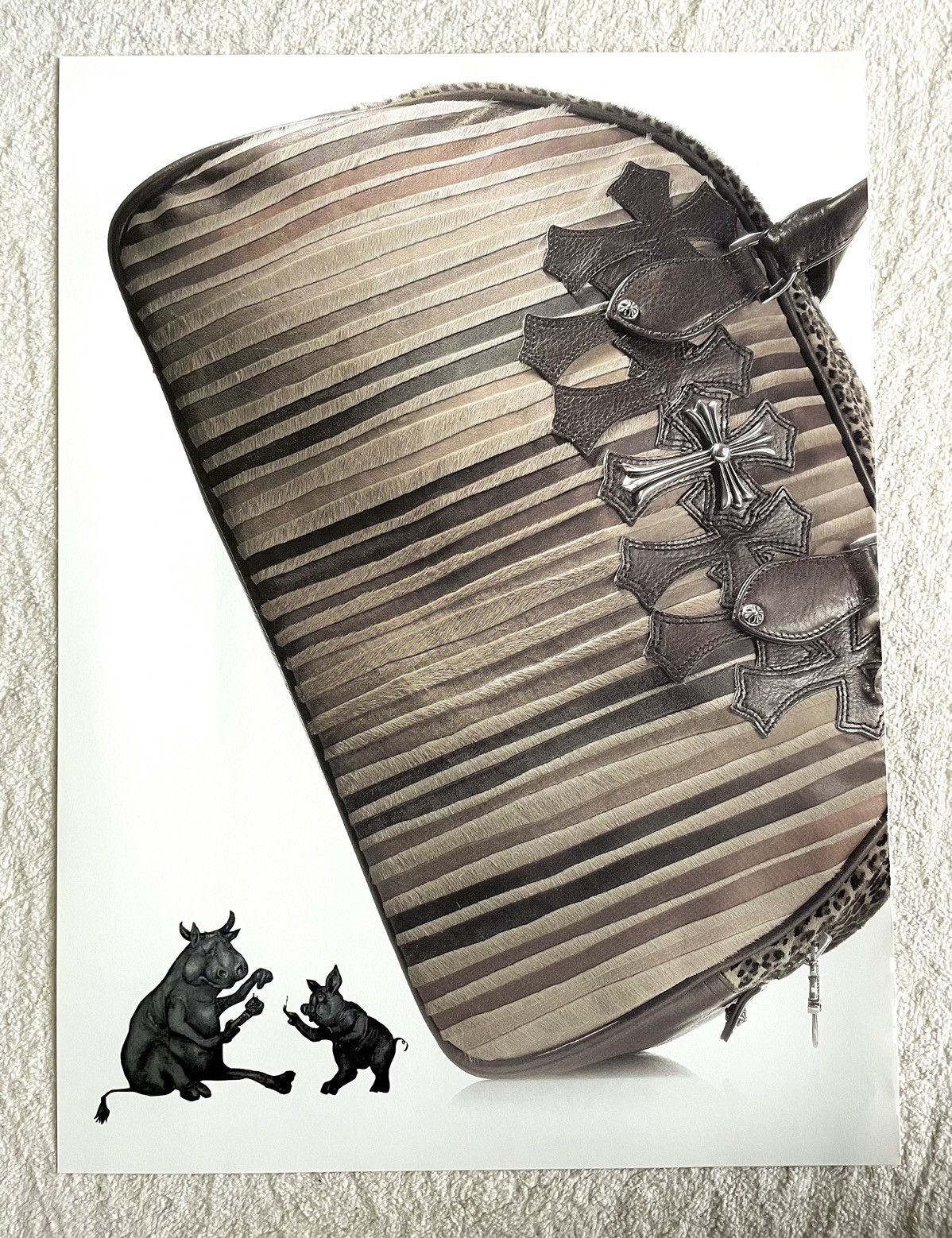Chrome Hearts Chrome Hearts handbag 8x11 magazine cutout Poster | Grailed