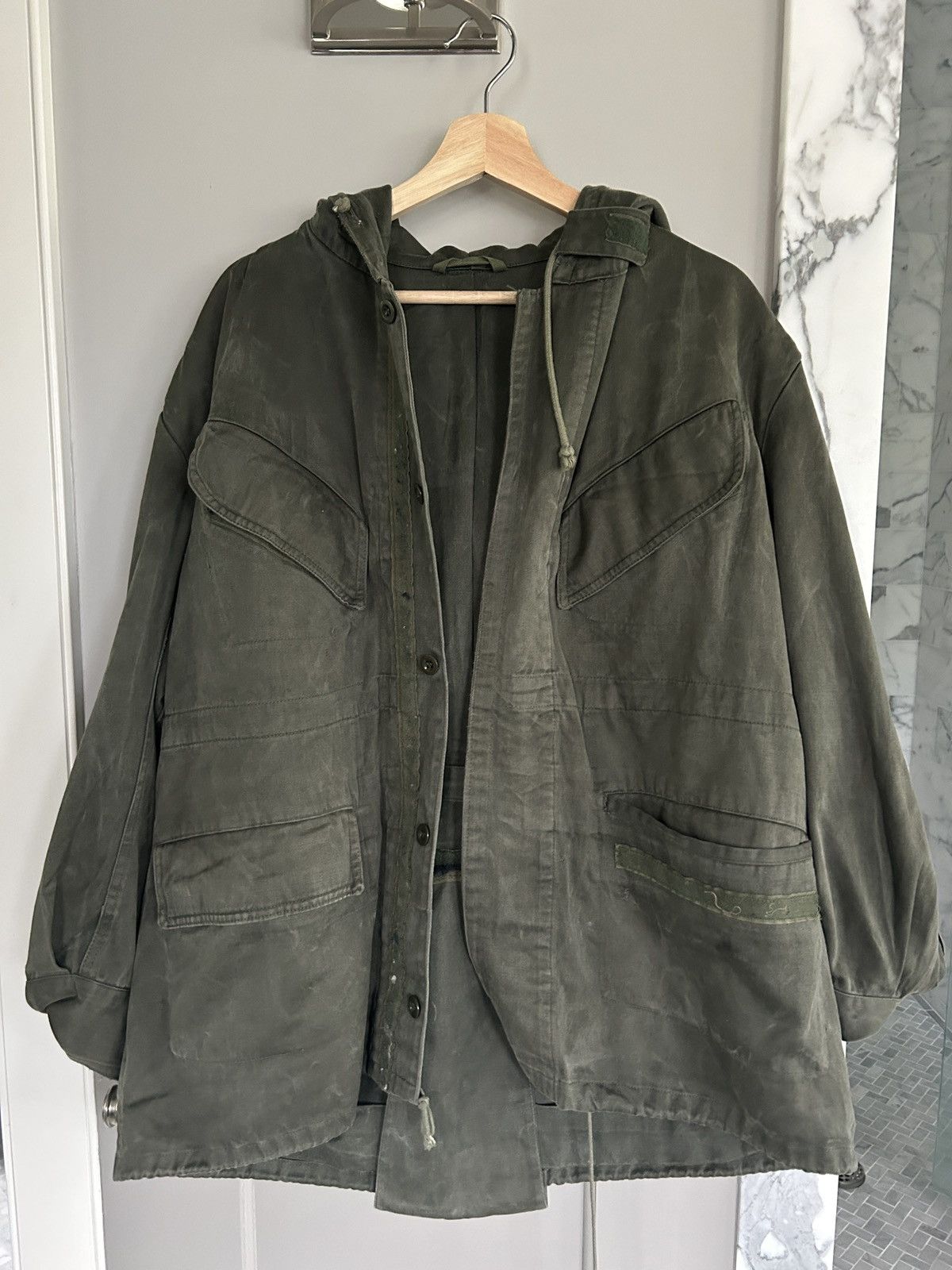 Helmut Lang × Vintage 70’s Vintage French Army Jacket | Grailed