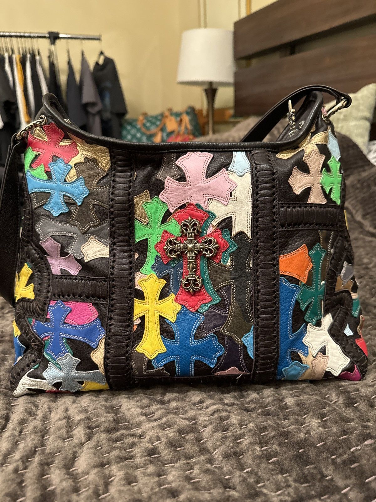 Chrome Hearts INSANE FLOODED LYON BAG | Grailed