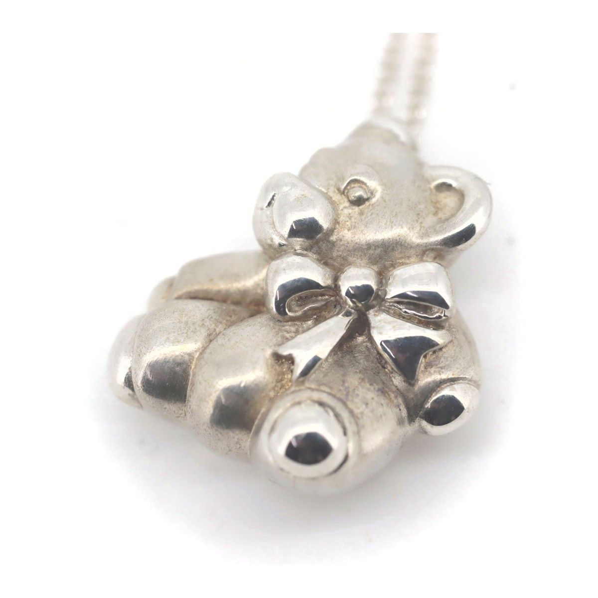 Tiffany & Co. Tiffany & Co Tiffany & Co Bear Motif Necklace SV925 Metal ...