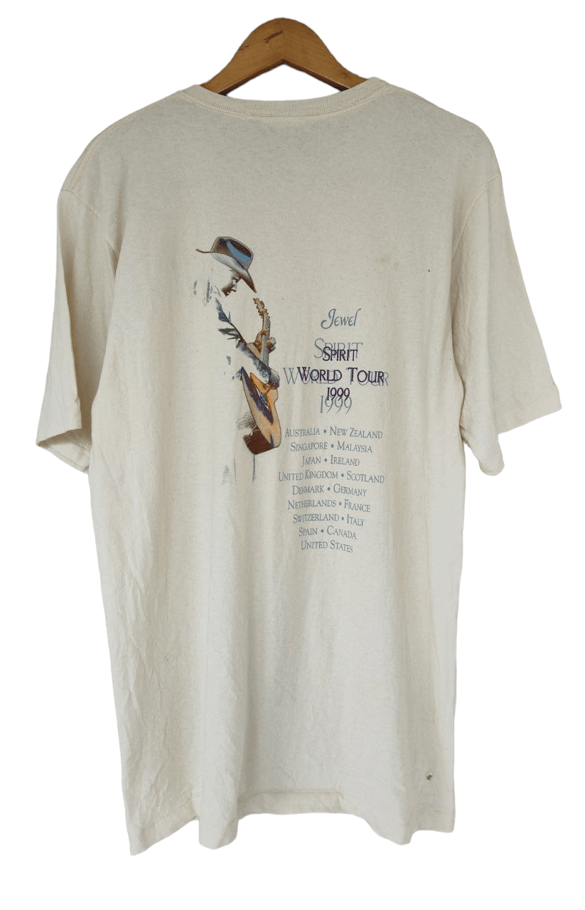 Band Tees × Rap Tees × Vintage 90s Jewel Spirit World Tour T | Grailed