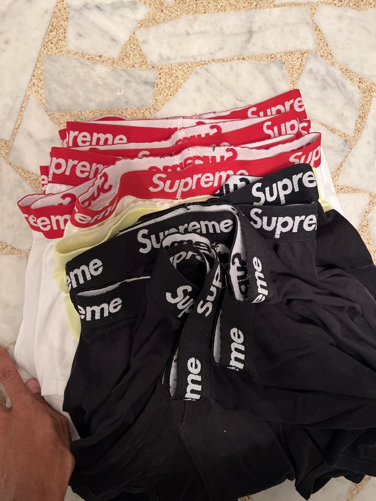 Supreme 15 used supreme boxers | Grailed