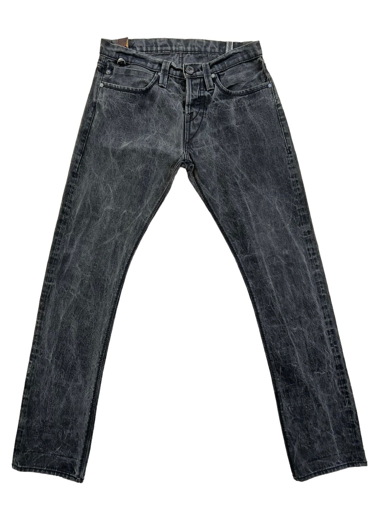 MATiAS MATIAS Los Angeles Fade Black Waxed Denim Selvedge Jeans | Grailed