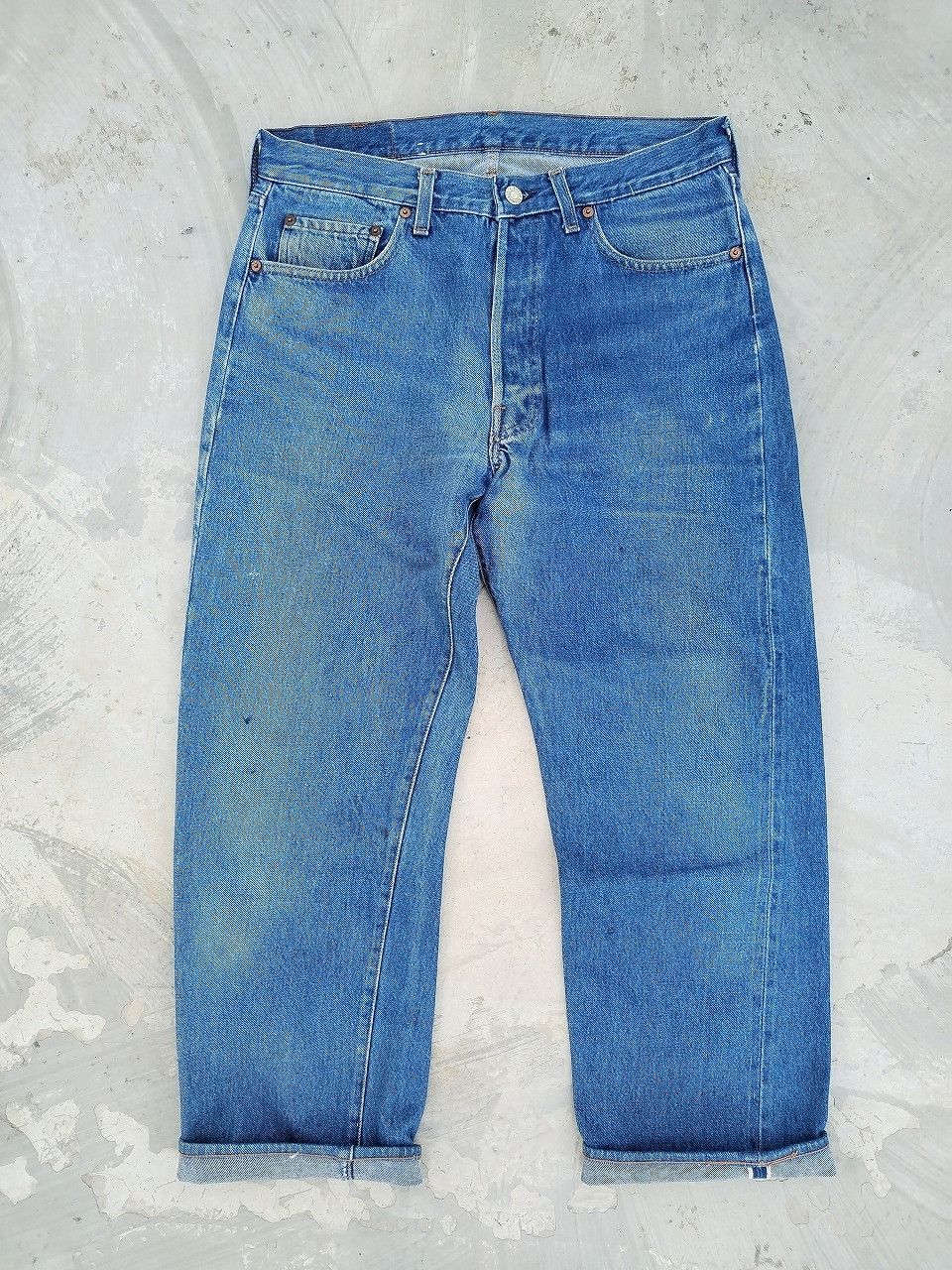 Vintage Vintage 80s Levis 501 Redline #555 Selvedge Jeans | Grailed