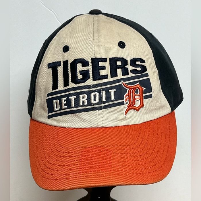 MLB VIntage Detroit Tigers Hat Cap Orange White Adjustable MLB | Grailed