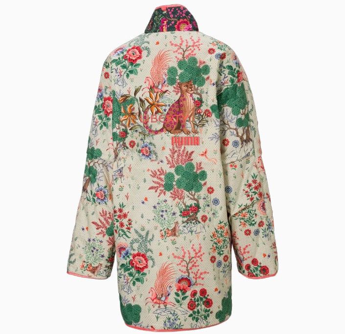 Liberty × Puma × Streetwear Rare Puma x Liberty Printed Kimono Overcoat ...
