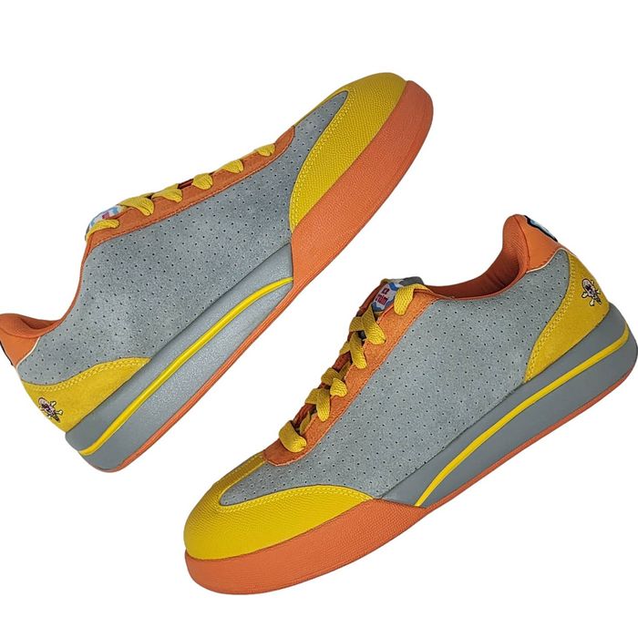 Billionaire Boys Club BBC Ice Cream x Reebok Board Flip 1 GREY ORANGE ...