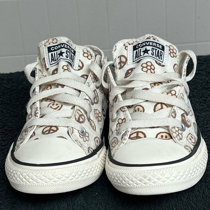 Converse CONVERSE CHUCK TAYLOR LOW CUSTOM SMILEYS YOUTH SZ 3 LIKE NEW ...