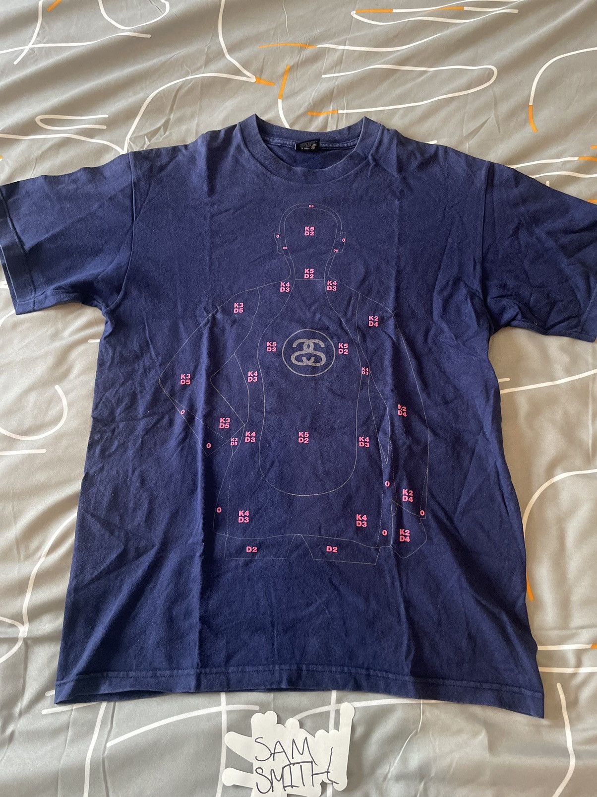 Stussy Vintage Stussy Gun Range Target T-Shirt | Grailed