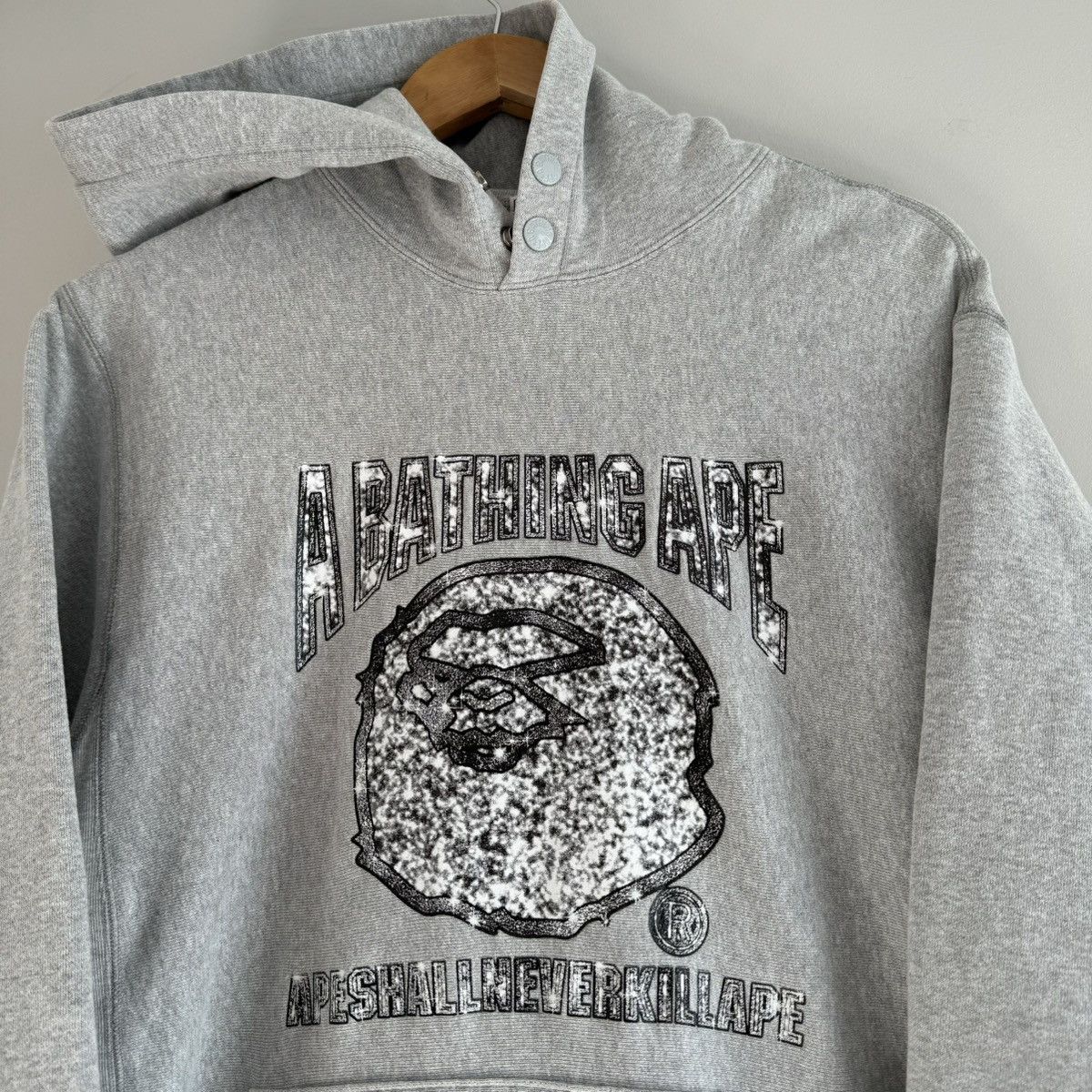 Bape OG Cash Money Records Angry Ape Pullover Hoodie | Grailed