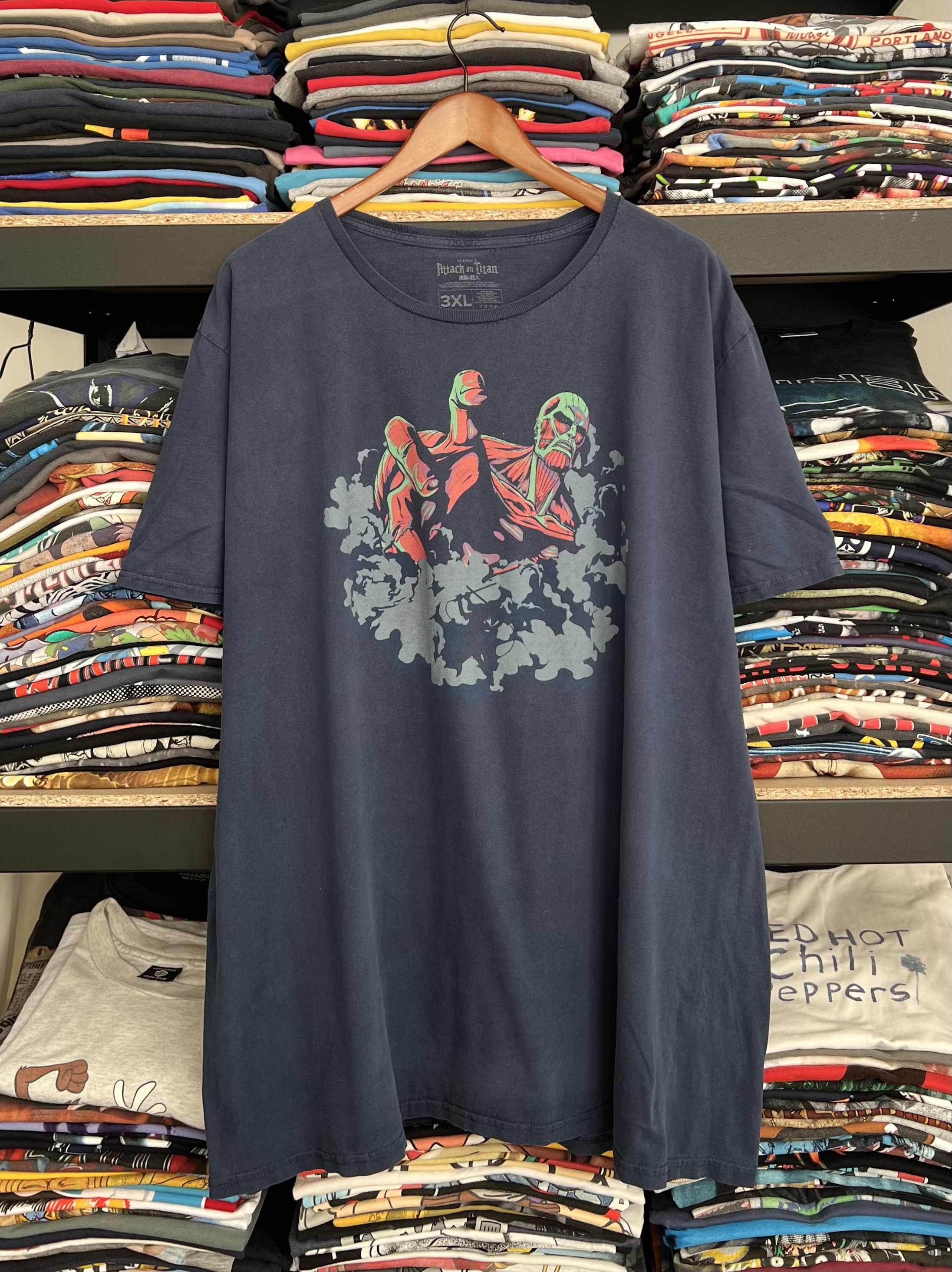 Anime × Cartoon Network Attack On Titan Anime Tee | Grailed