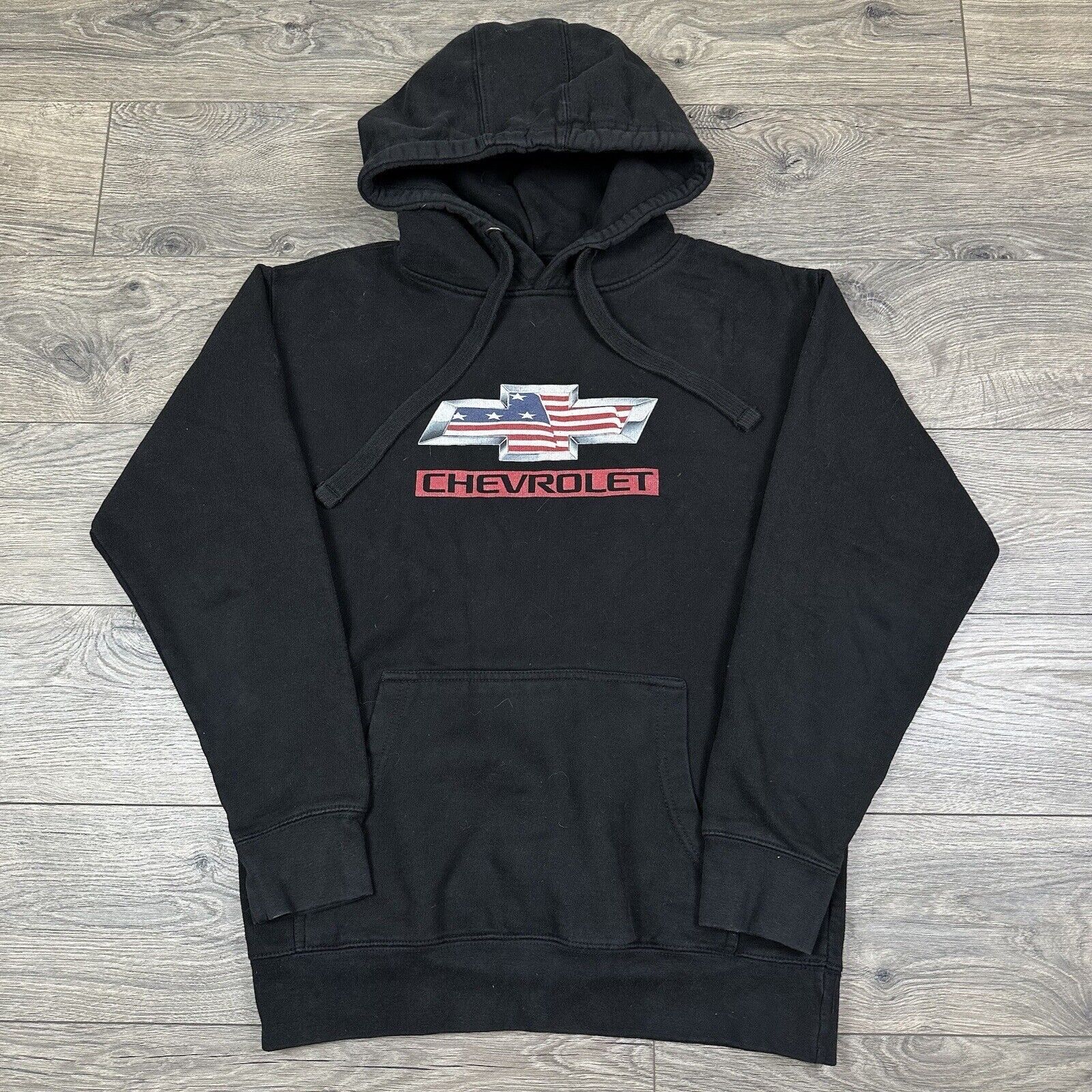 Vintage Vintage Chevrolet Racing Sweatshirt Adult Small Black Hoodie ...