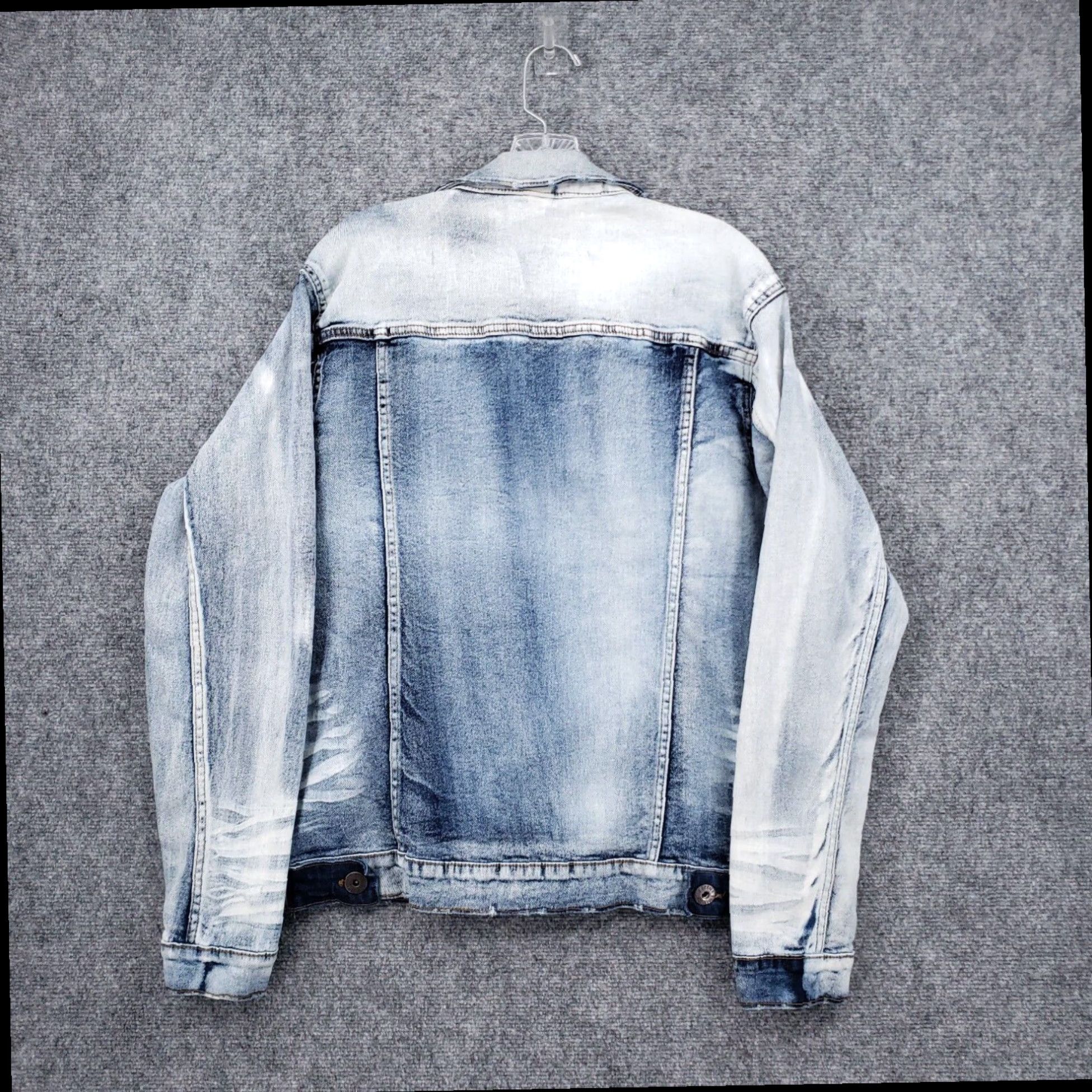 Vintage Mens Denim Jacket Medium Blue Evolution In Design | Grailed