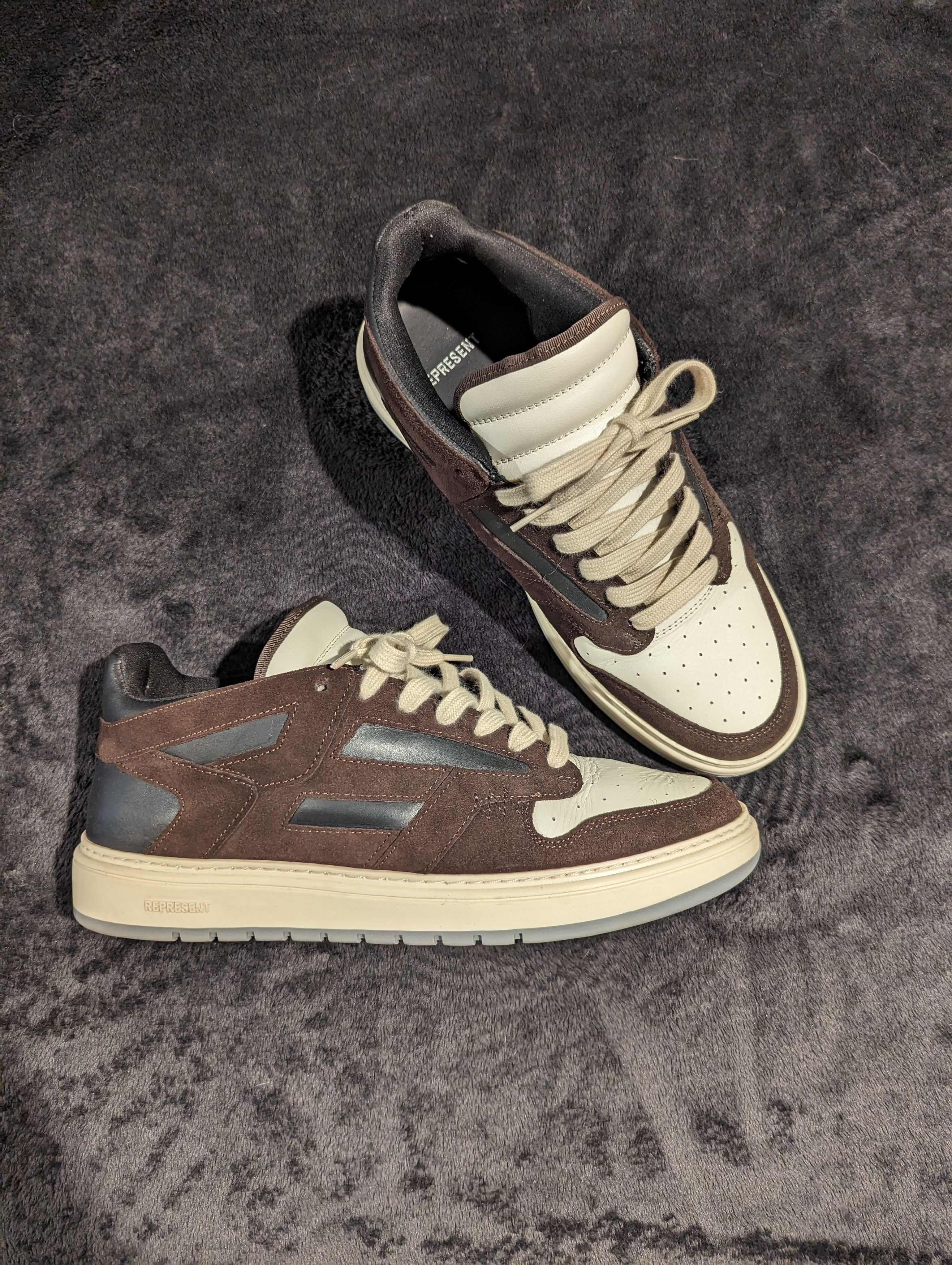 Represent Clo. Represent Reptor Low Brown | Grailed