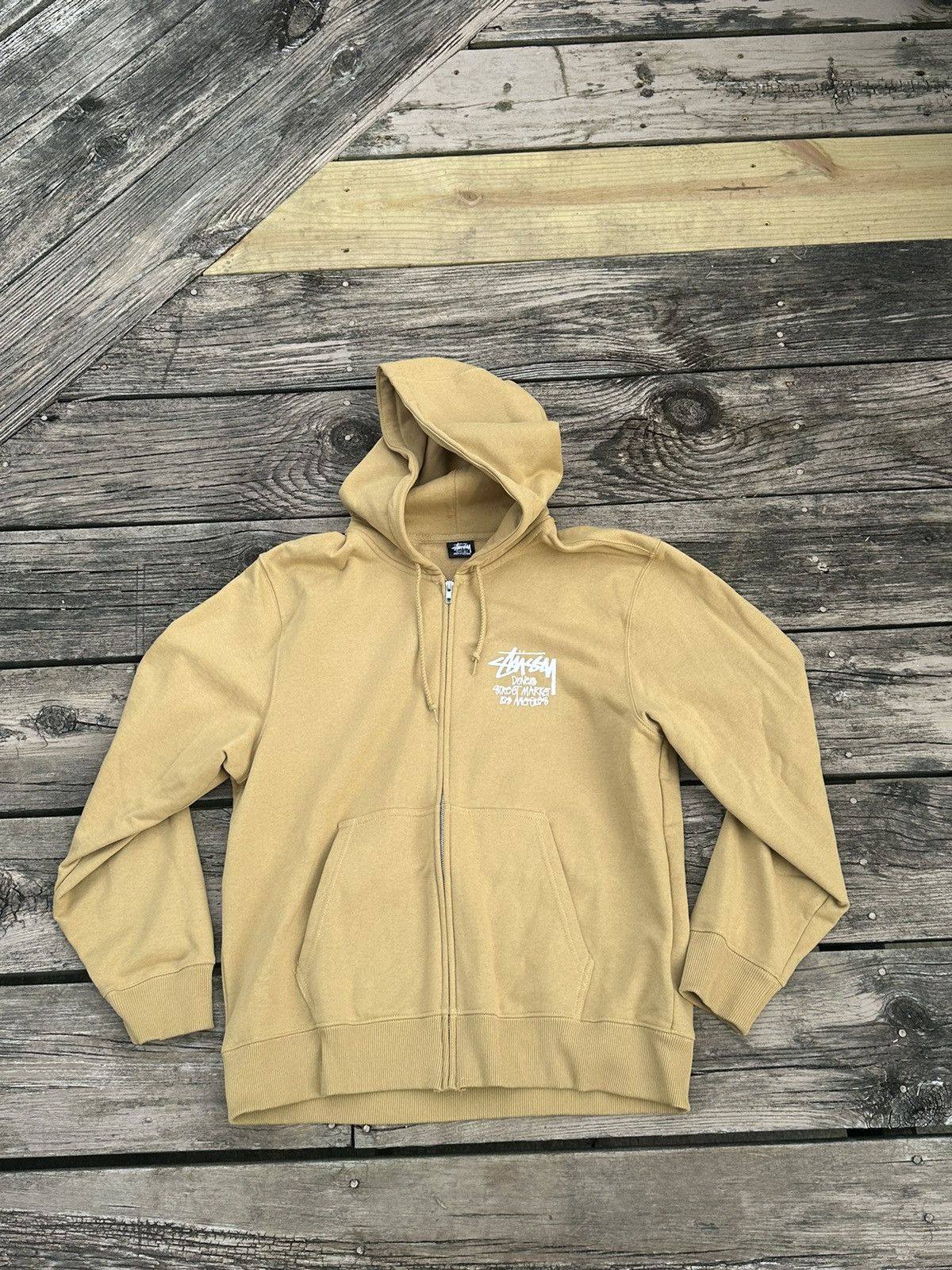 Dover Street Market × Stussy Stussy x DSM Zip-Up Hoodie | Grailed