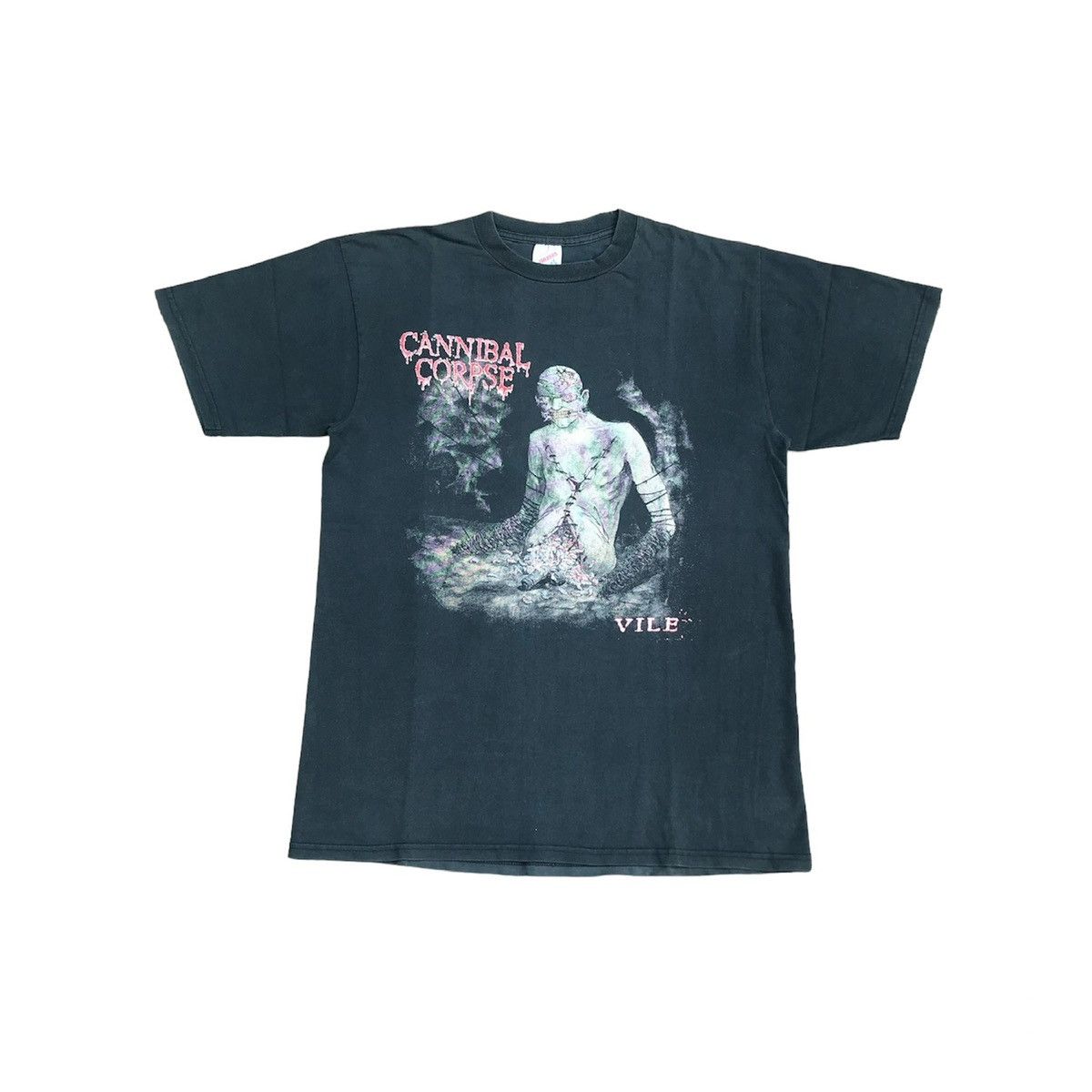 Band Tees × Jerzees × Rock Band Vintage Cannibal Corpse Vile Band ...