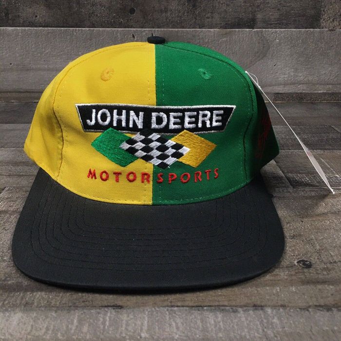 John Deere Vintage 90s Sports Specialties John Deere Snapback Hat Cap ...