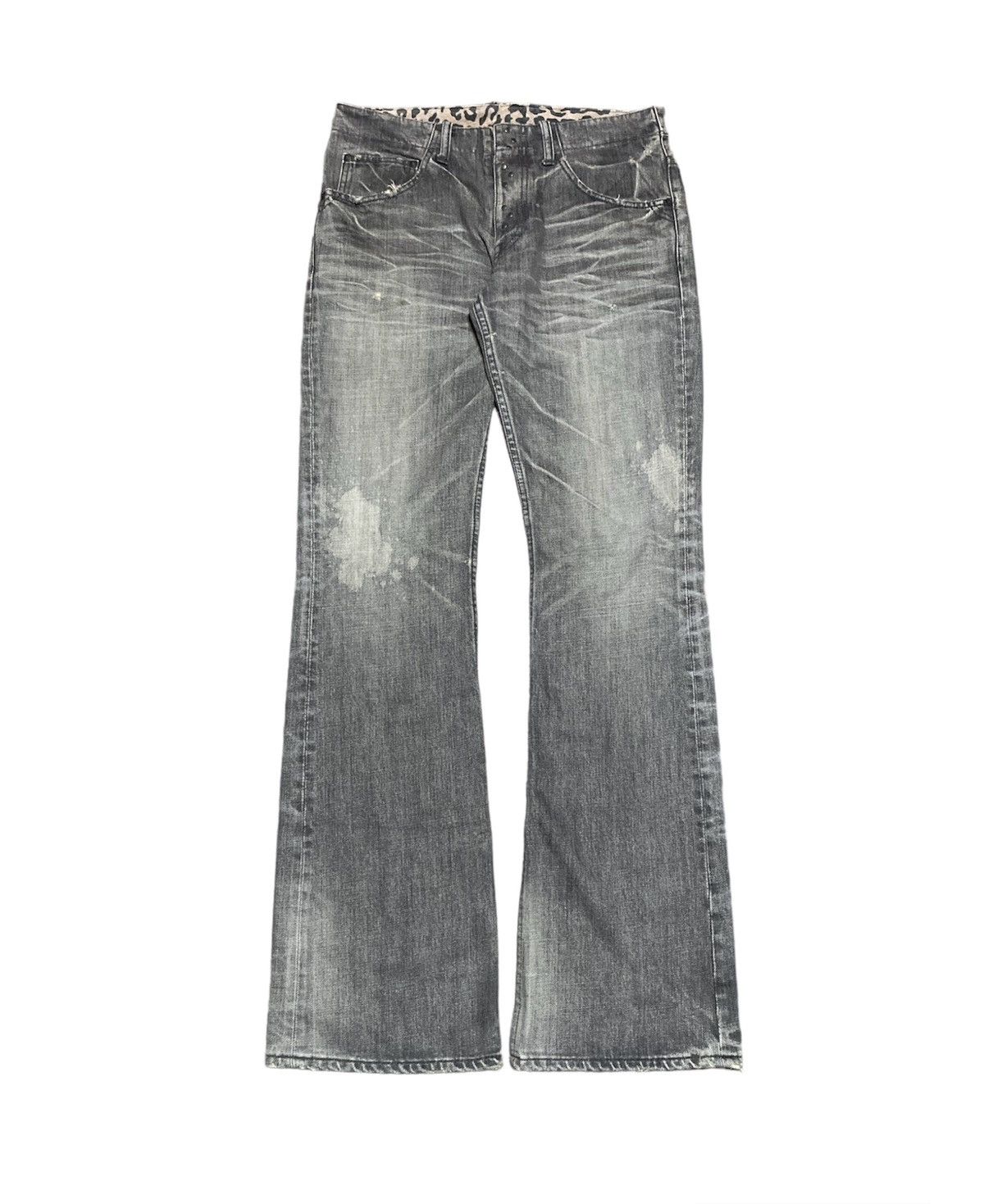 Isamu Katayama Backlash Isamu Katayama Backlash Grey Bootcut Denim ...