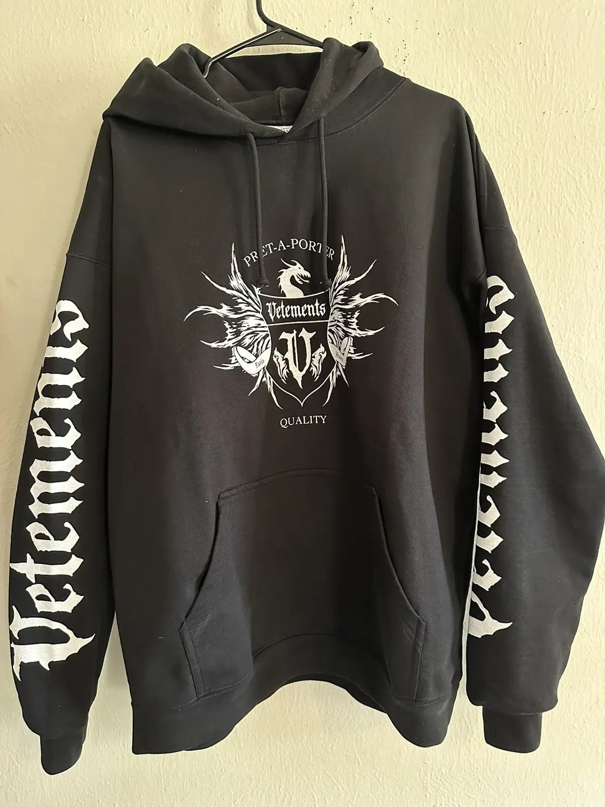 Vetements VETEMENTS Pret-A-Porter Hardcore Couture Hoodie | Grailed