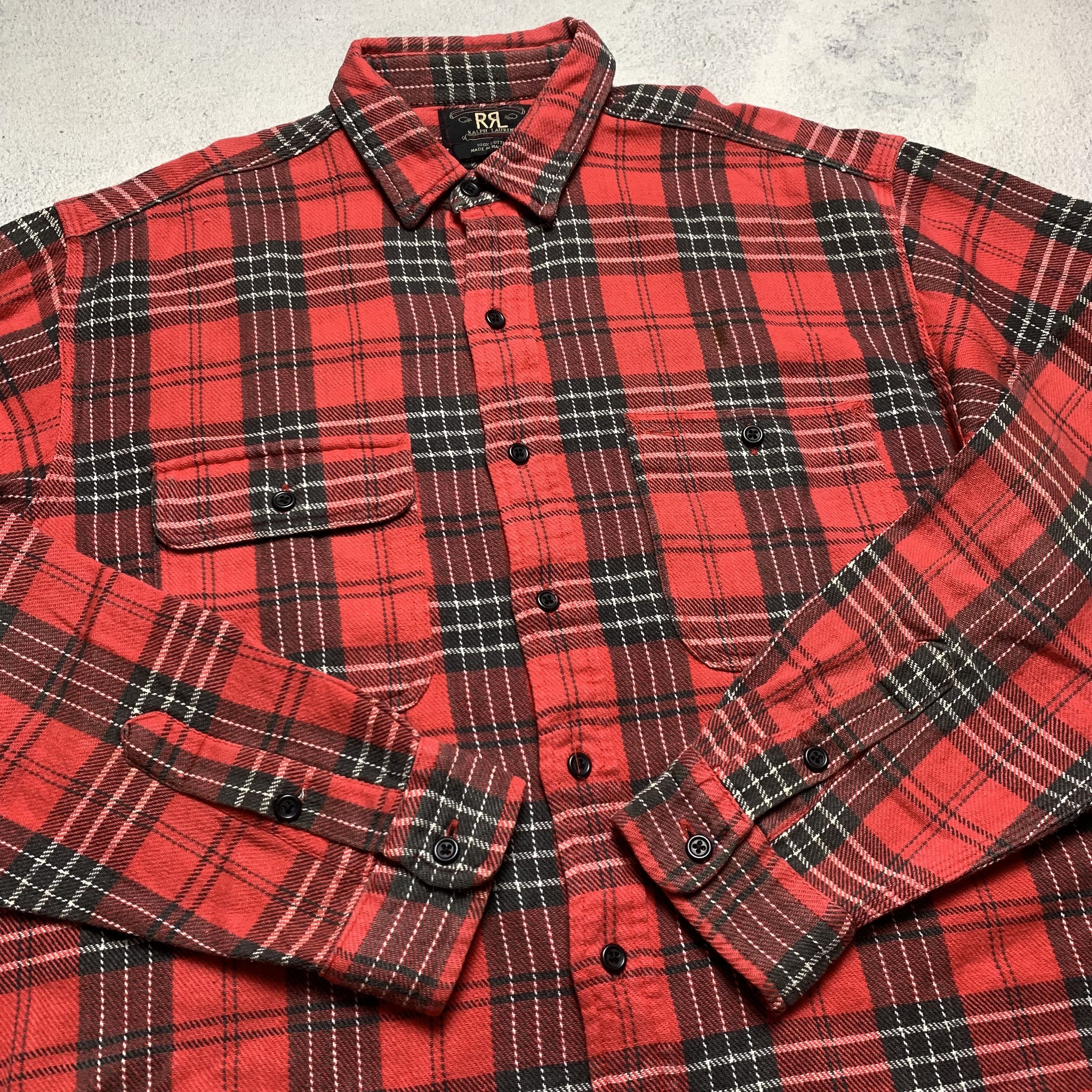 RRL Ralph Lauren Double RL RRL Plaid Flannel Shirt | Grailed