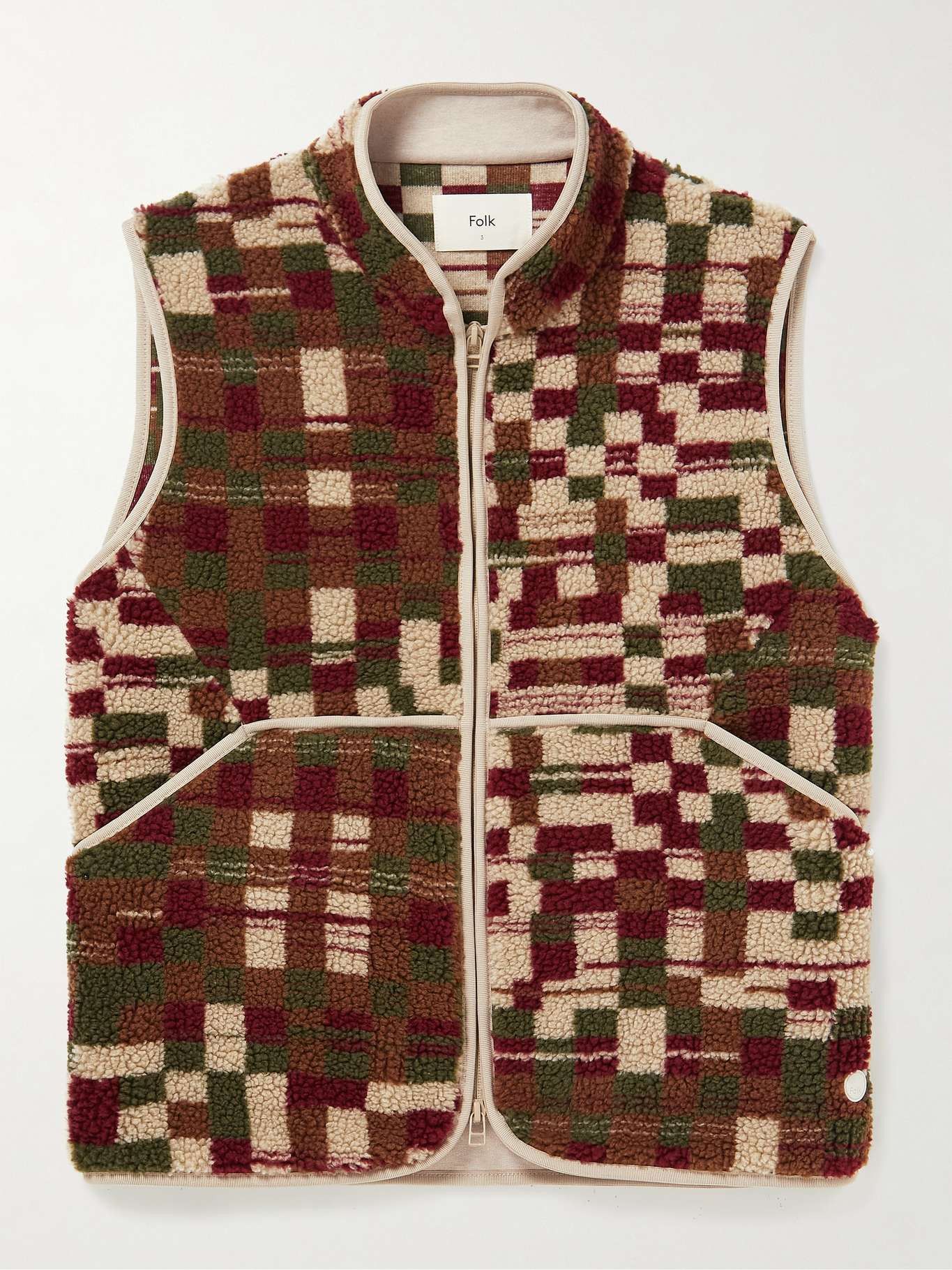 Folk Puzzle Gilet - Warp Checkerboard | Grailed