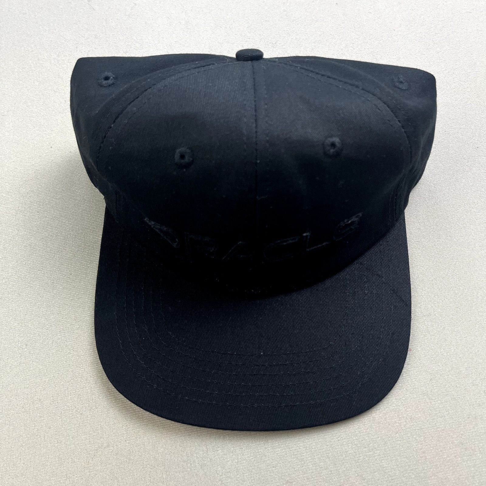 Brand Oracle Technology Hat Black Logo Racing Software Computer | Grailed