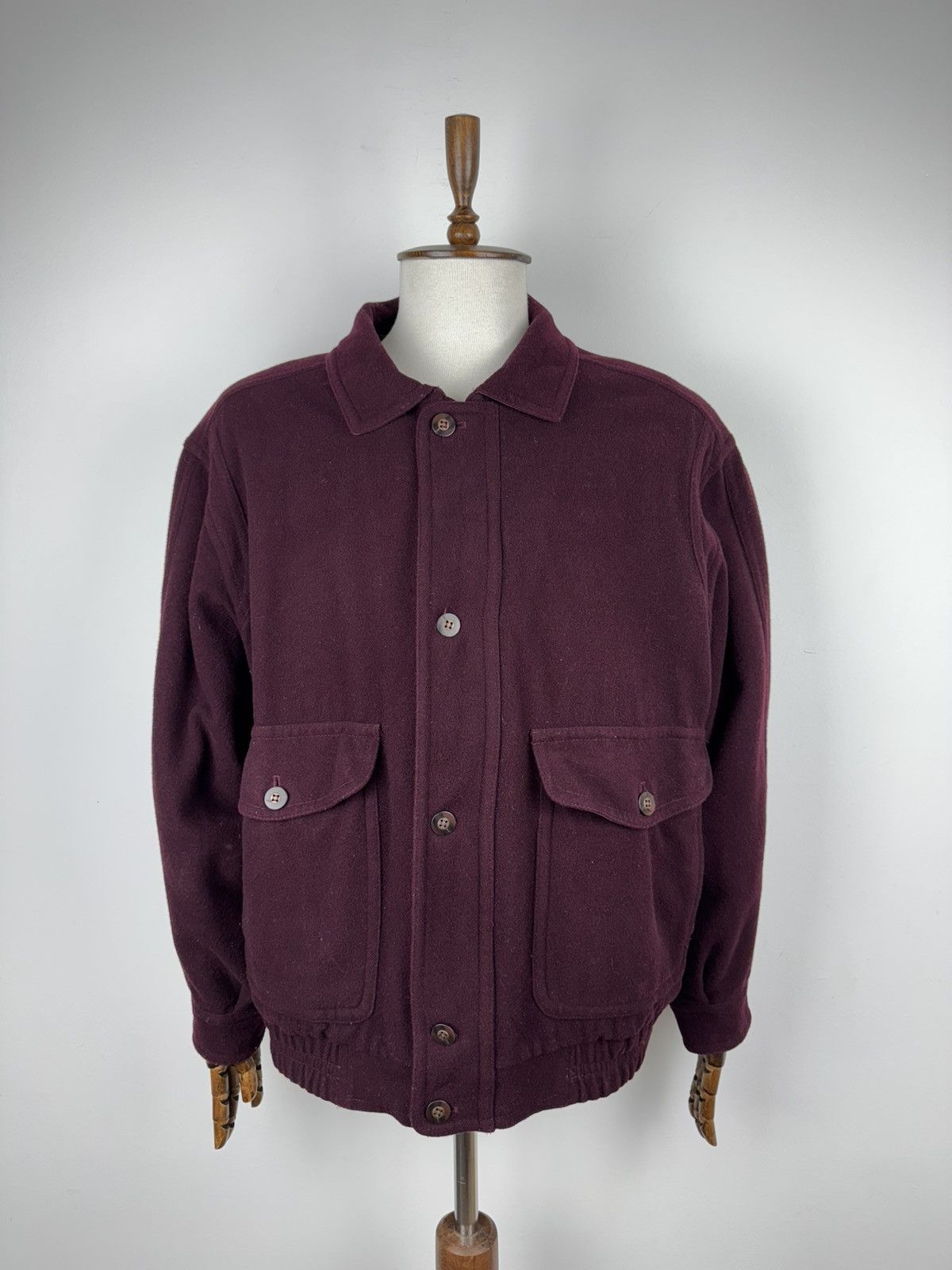 Streetwear × Vintage Men’s Vintage MELKA Wool Jacket Retro 90’ Bomber ...