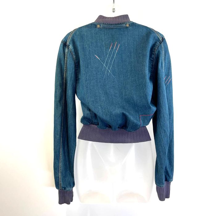 Vintage Levi's Red Collection Bomber Denim Jacket Cropped Vintage | Grailed