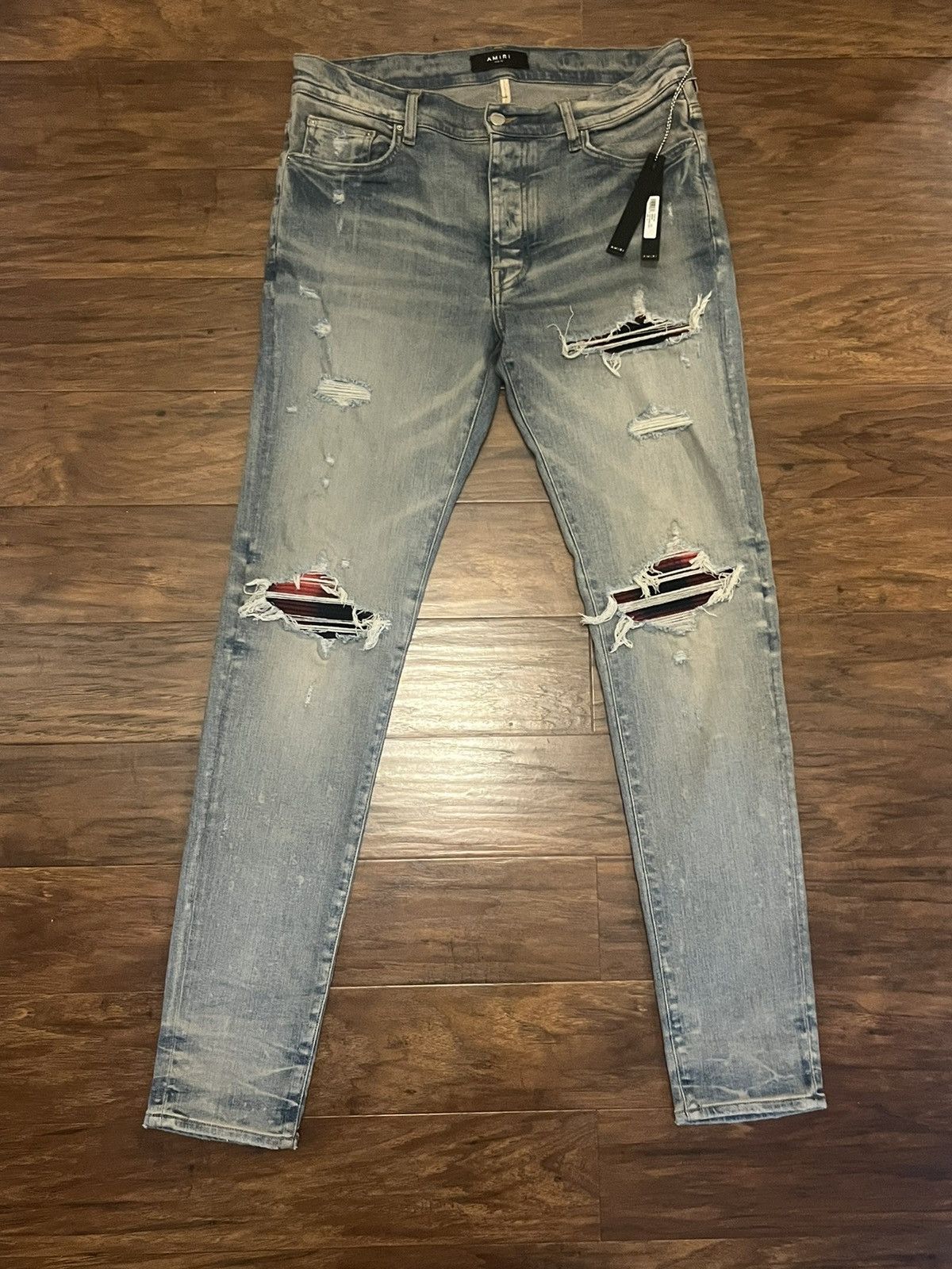 Amiri Amiri Mx1 Plaid Patches | Grailed