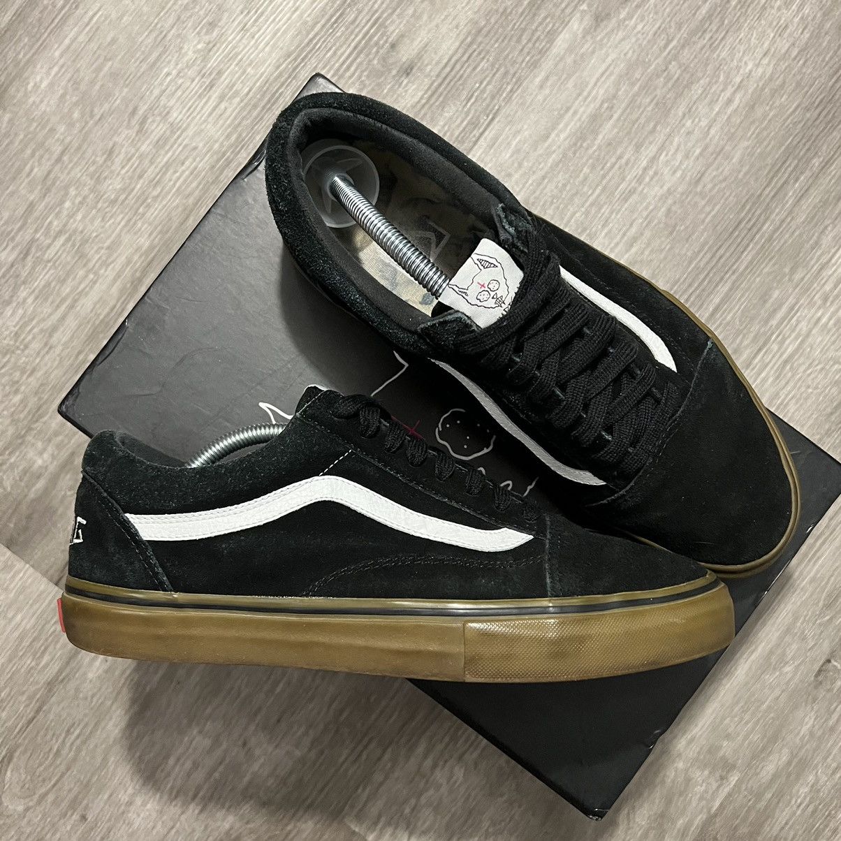 Golf Wang × Vans Golf Wang Vans Old Skool Pro Syndicate Black/Brown Gum ...