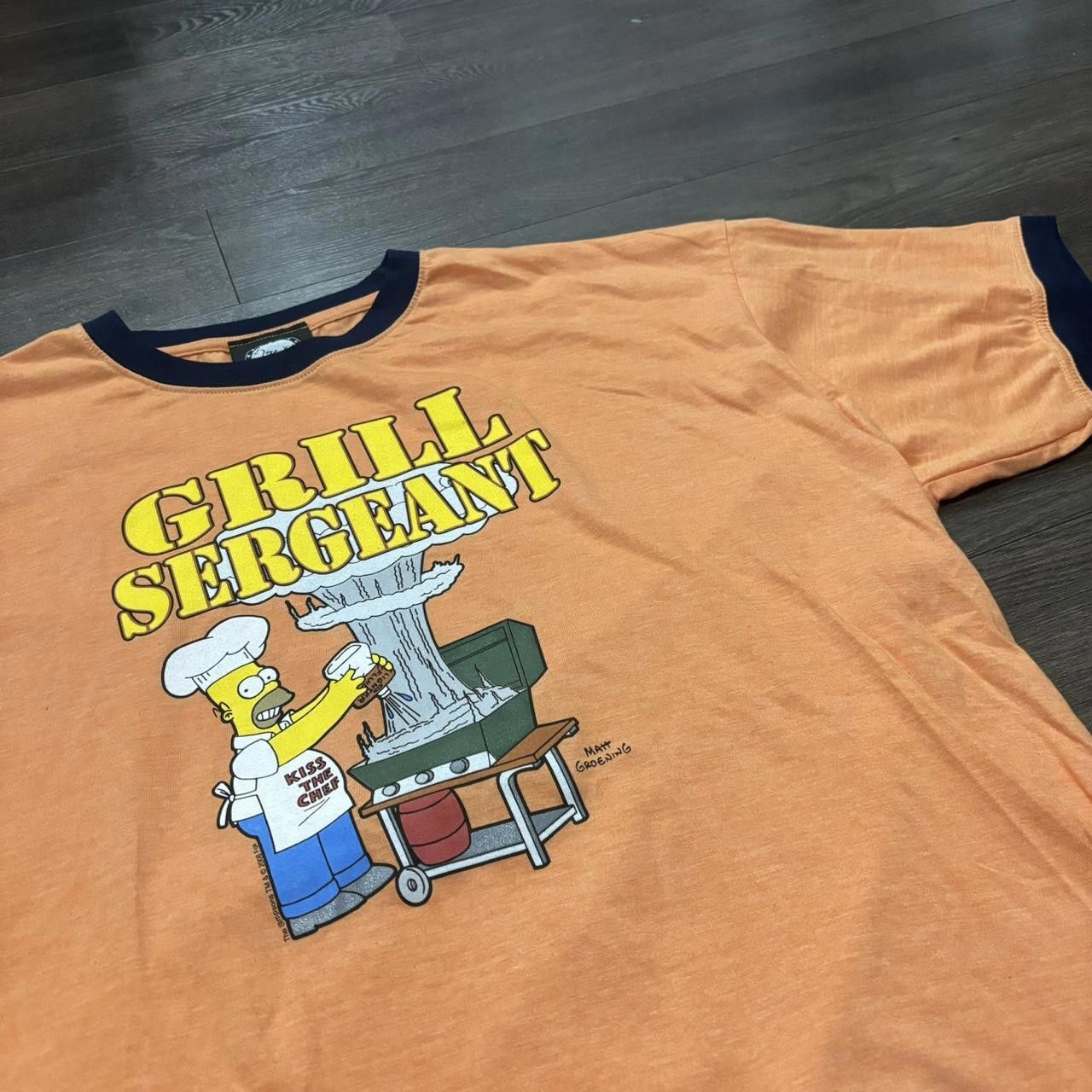 Designer vintage the simpsons Homer Simpson grill Sargent t shirt XL ...