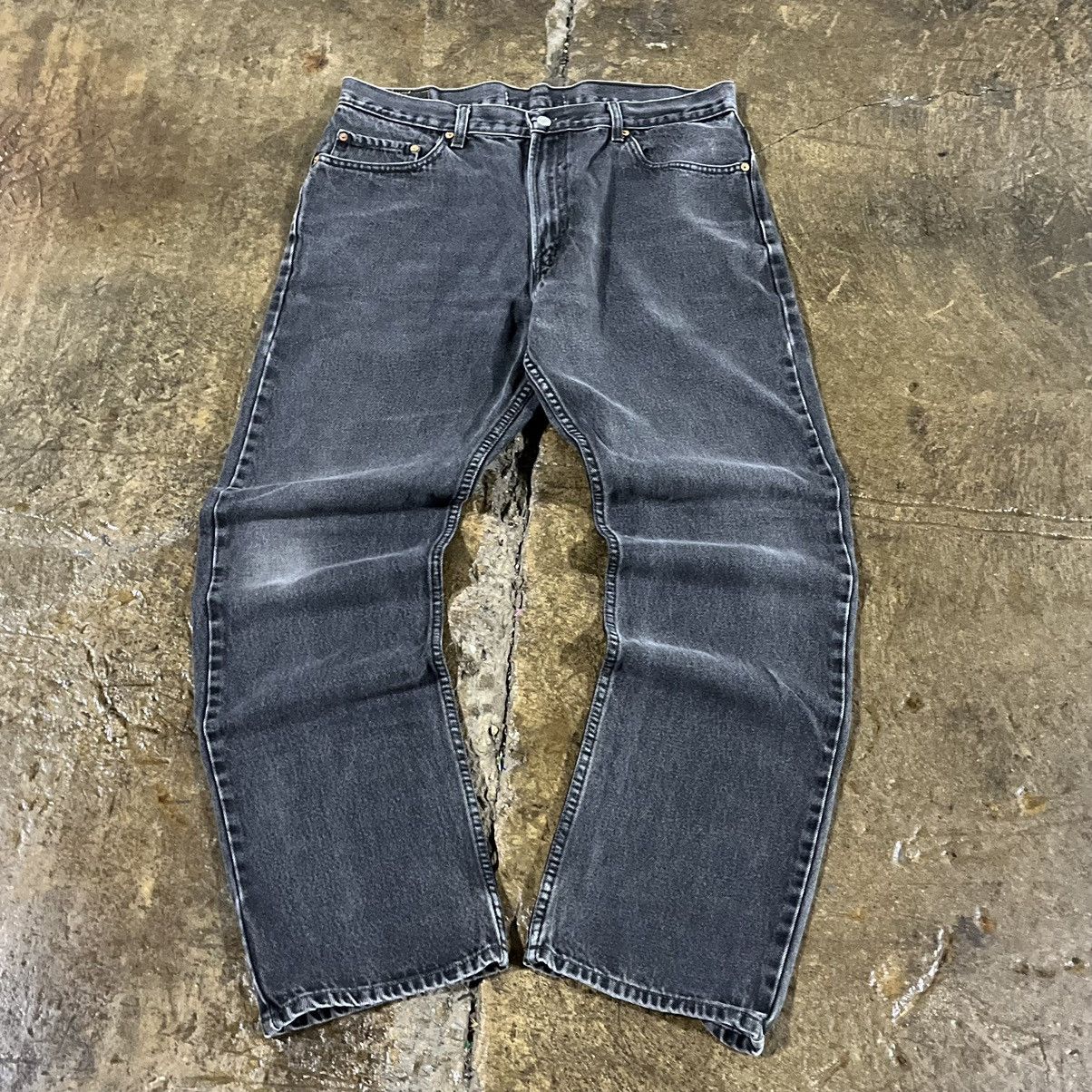 Vintage Crazy Vintage Y2K Levi's 505 Faded Black Essential Jeans | Grailed