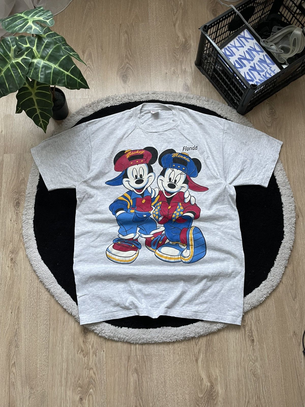 Disney × Made In Usa × Vintage Disney Vintage Mickey Mouse Florida tee ...