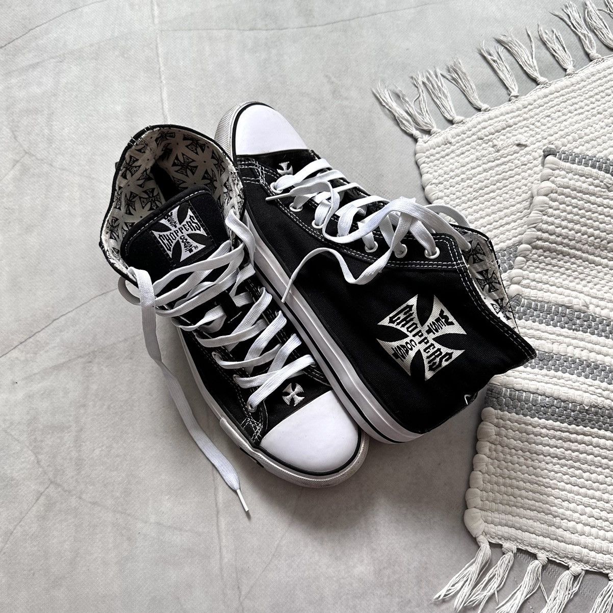 West Coast Choppers RARE West Coast Choppers Hi Top Sneakers Shoes ...