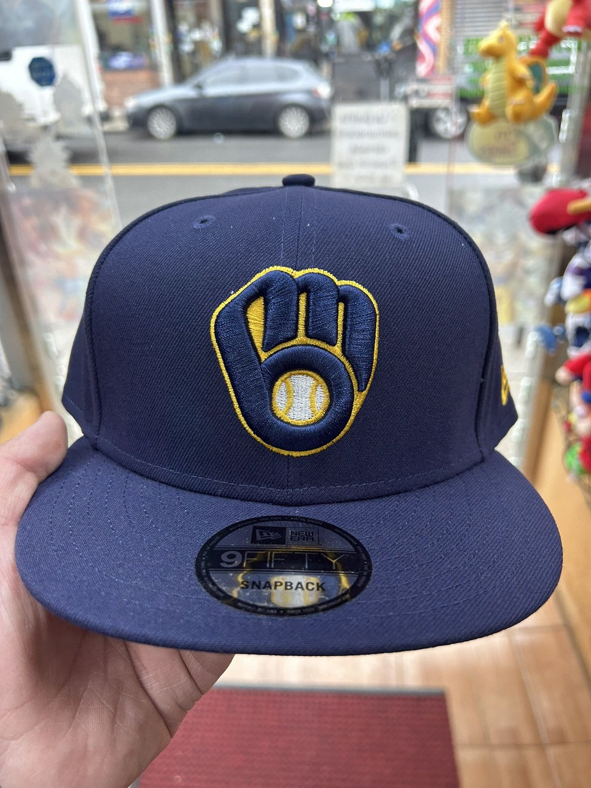 New Era Milwaukee Brewers Blue MLB 9Fifty New Era Snapback | Grailed
