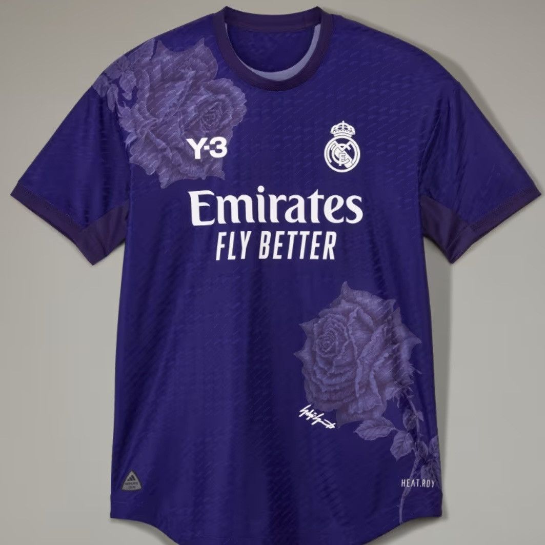 Y-3 REAL MADRID 23/24 FOURTH AUTHENTIC JERSEY | Grailed