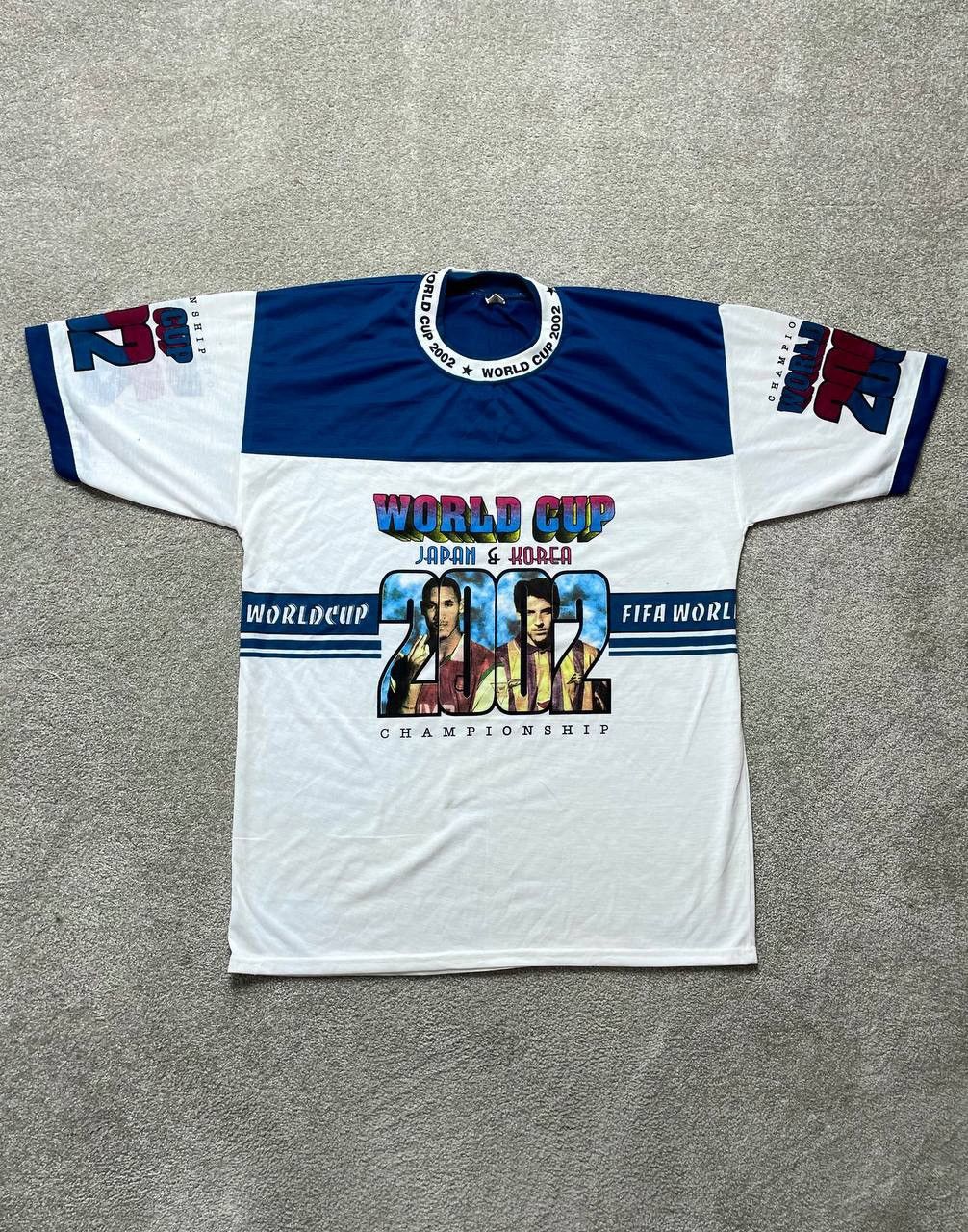 Soccer Jersey × Streetwear × Vintage Vintage Jersey World Cup 2002 Japan&Korea Print 90s Classic ...