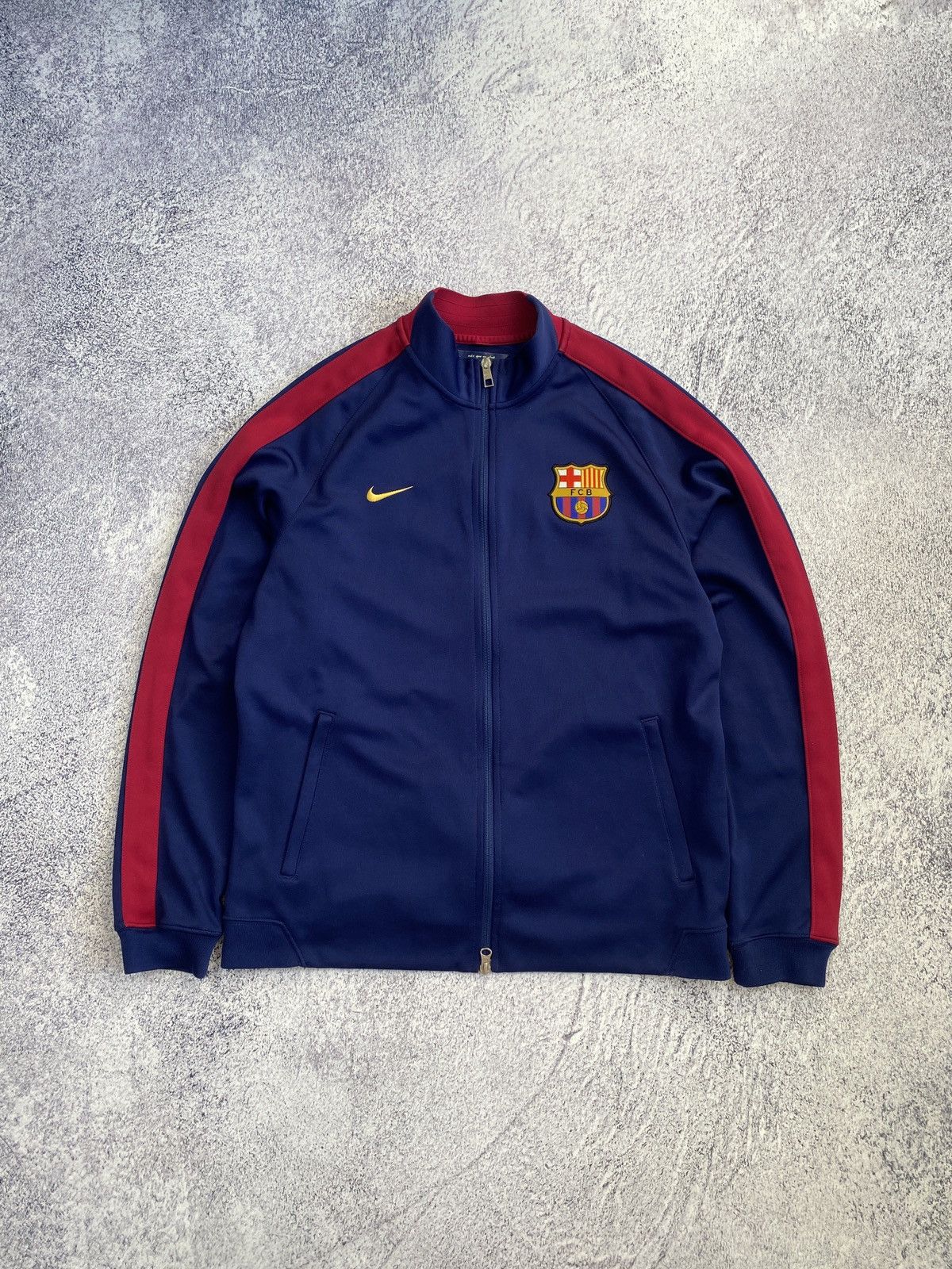 Soccer Jersey Nike FC Barcelona Track Jacket Soccer Full Zip | Grailed